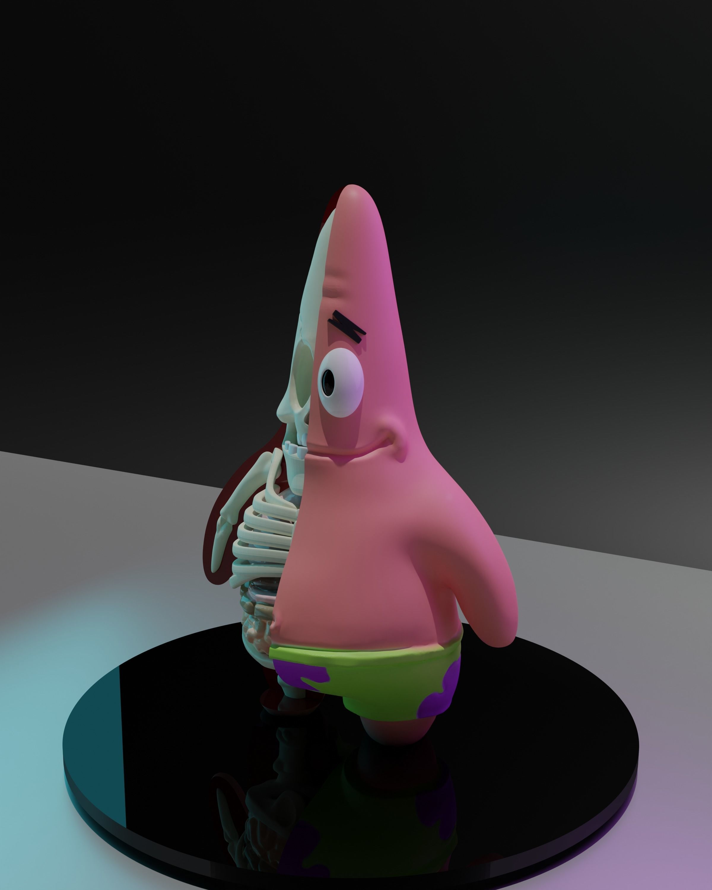 PATRICK STAR X RAY TOY PATRICIO ESTRELLA 3D model 3D printable | CGTrader