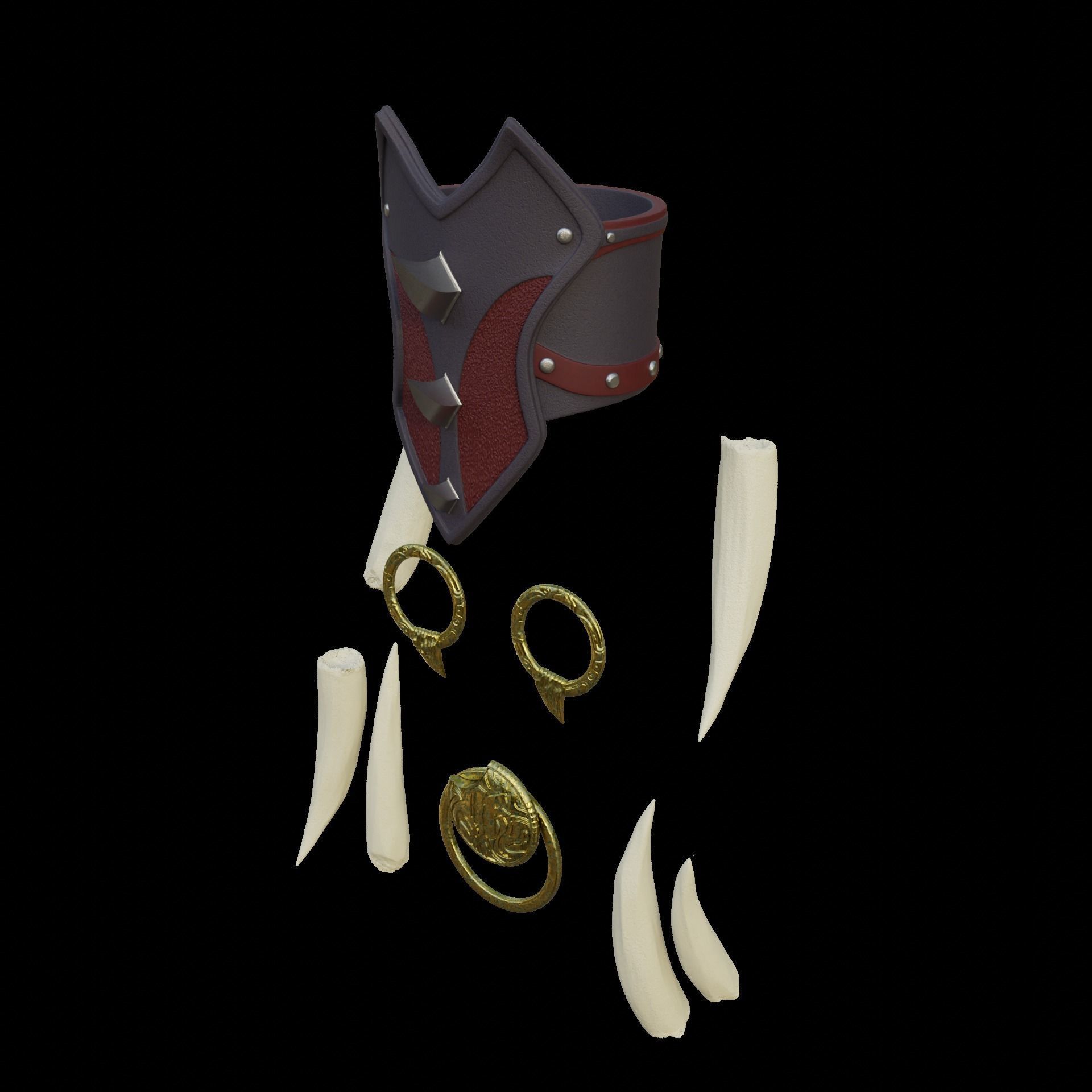 Karlach accessories set Baldurs Gate 3 3D model 3D printable | CGTrader