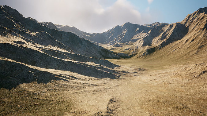 TERRAIN MOUNTAIN 01 4K 3D model | CGTrader