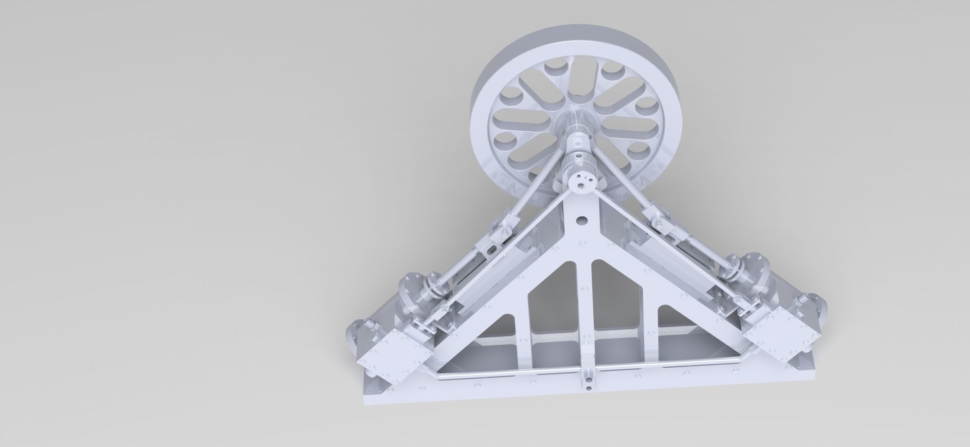 A Simple 2 Cylinder Diagonal Steam Engine 3D model | CGTrader