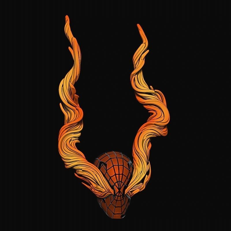DEADLY NEIGHBORHOOD SPIDERMAN FLAME 3D model | CGTrader