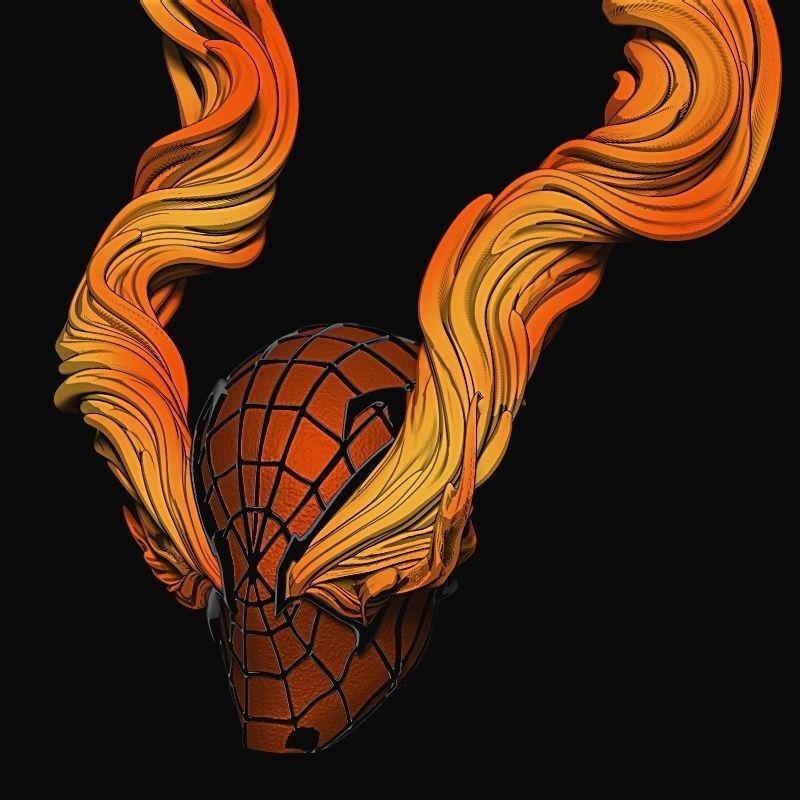 DEADLY NEIGHBORHOOD SPIDERMAN FLAME 3D model | CGTrader