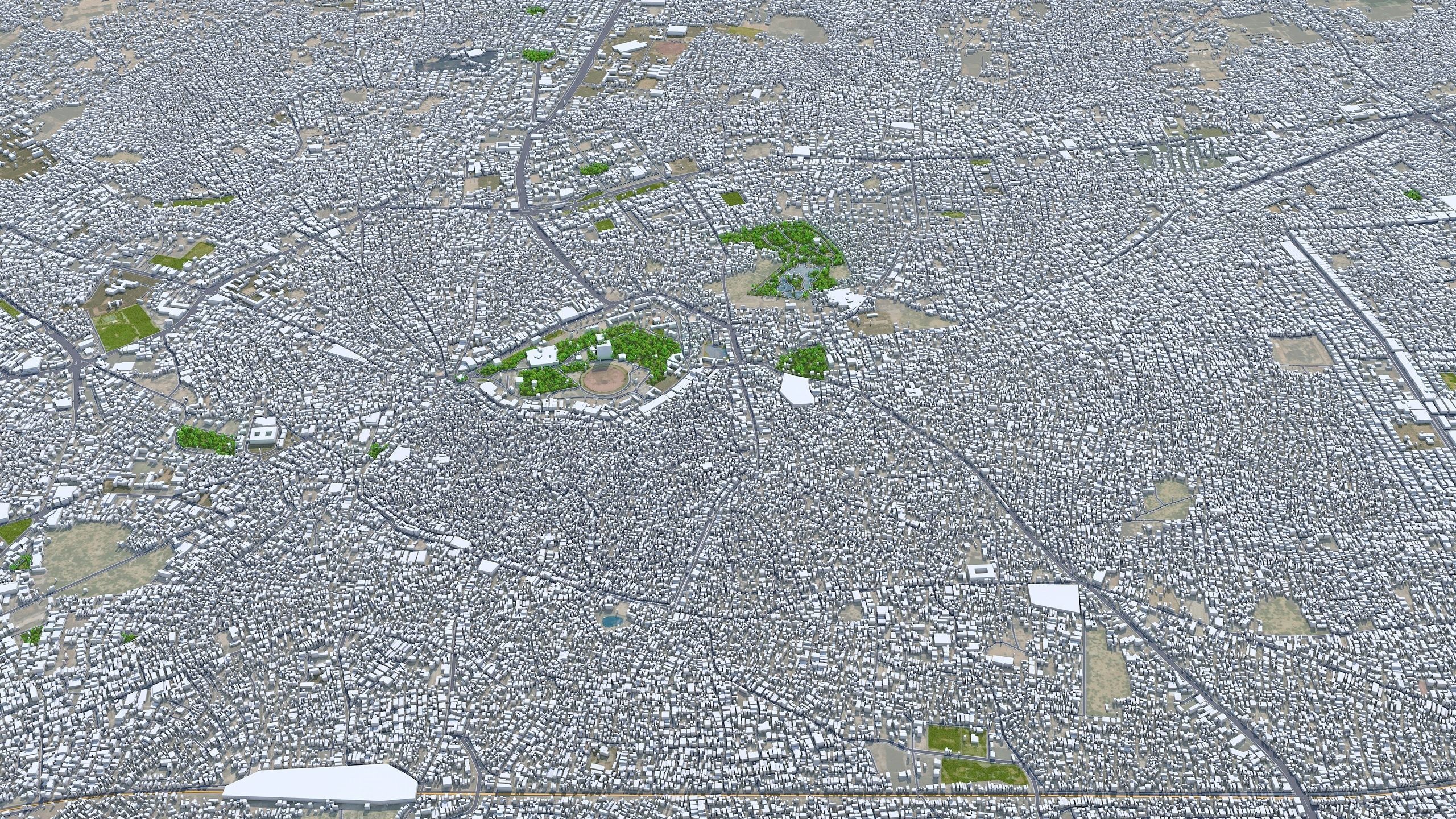 3D model Multan Pakistan 40km AI VR / AR / low-poly | CGTrader