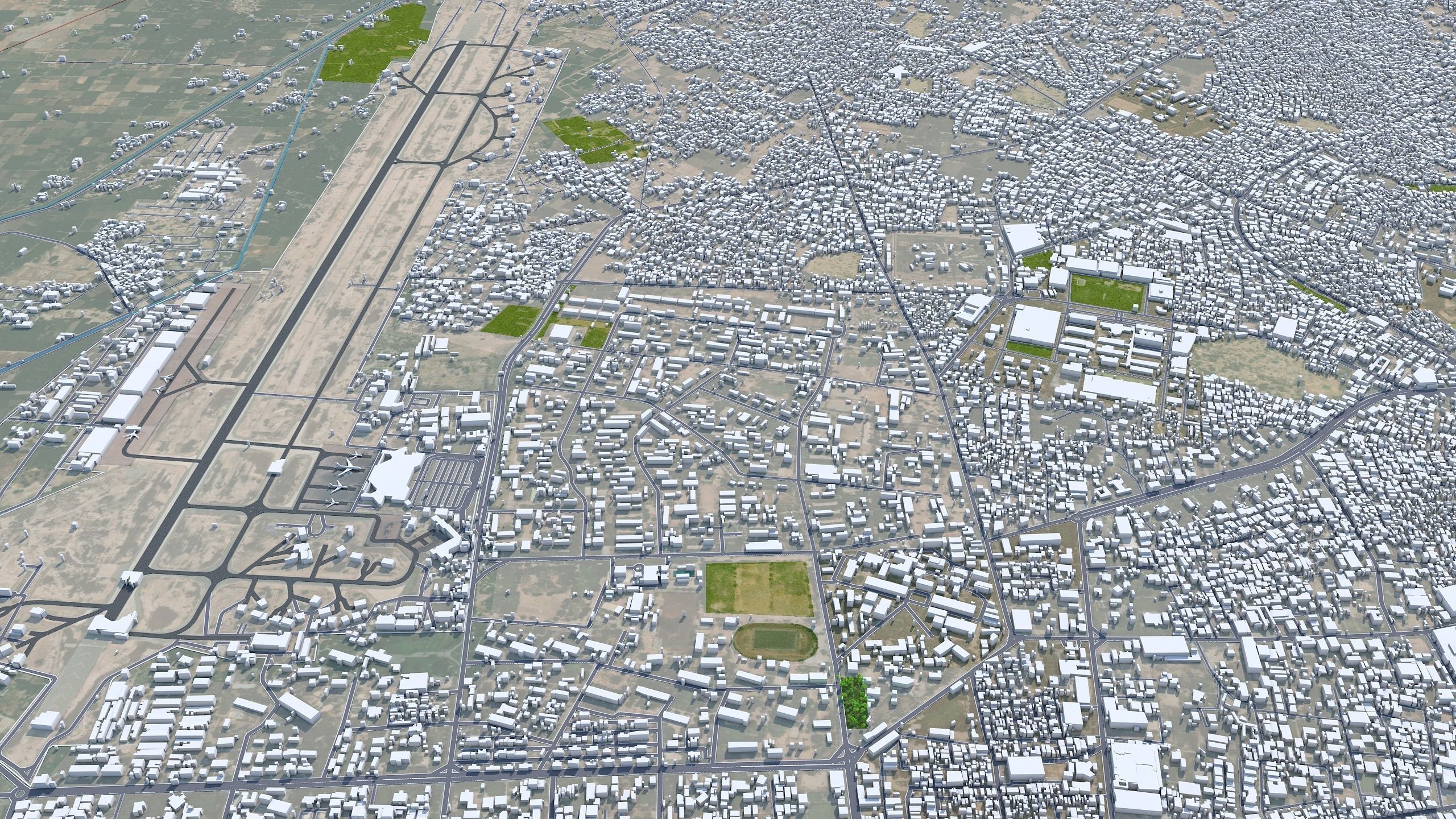 3D model Multan Pakistan 40km AI VR / AR / low-poly | CGTrader
