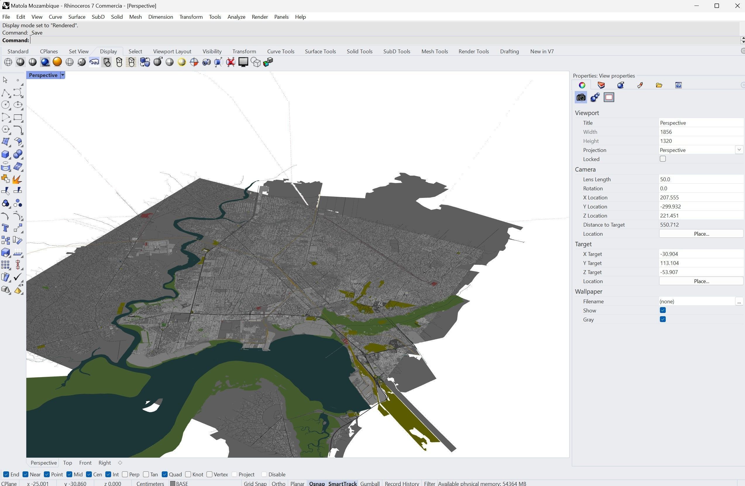 3D model Matola Mozambique 20km AI VR / AR / low-poly | CGTrader