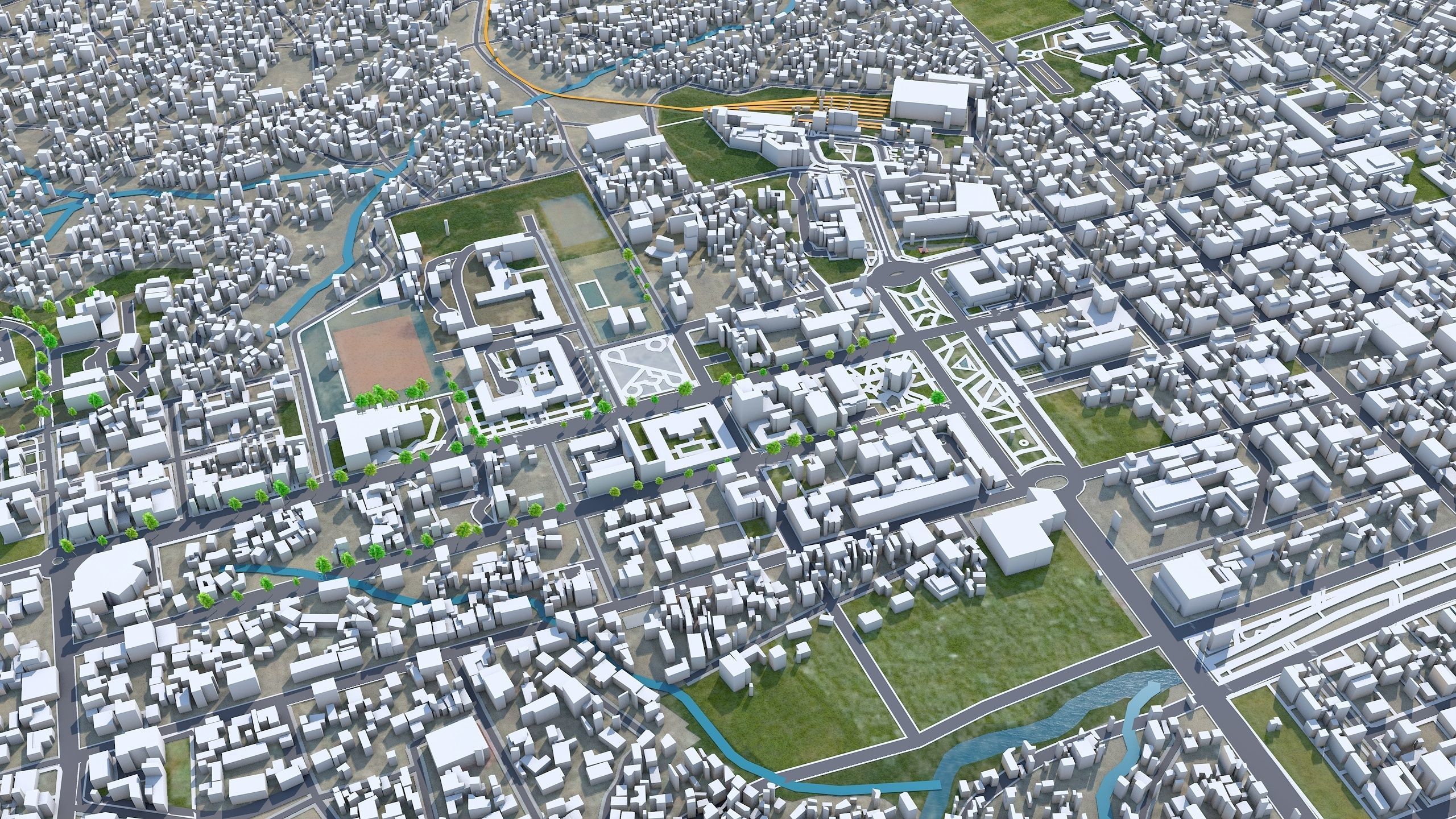 3D model Lubango Angola 30km AI VR / AR / low-poly | CGTrader