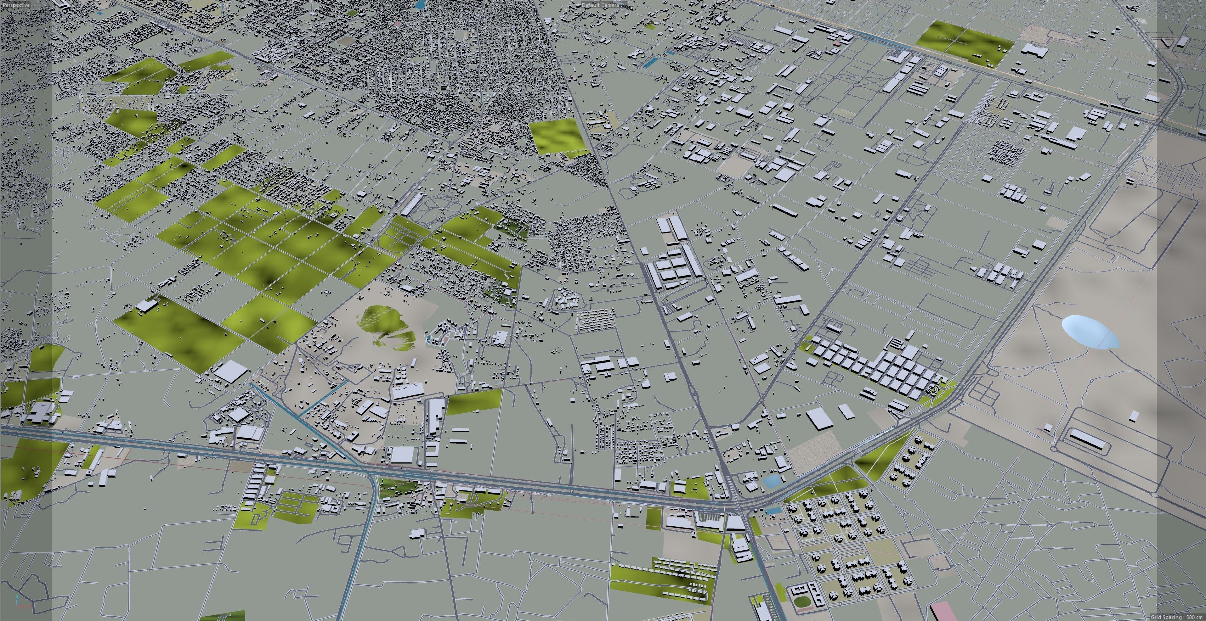 3D model Luanda Angola 45km AI VR / AR / low-poly | CGTrader