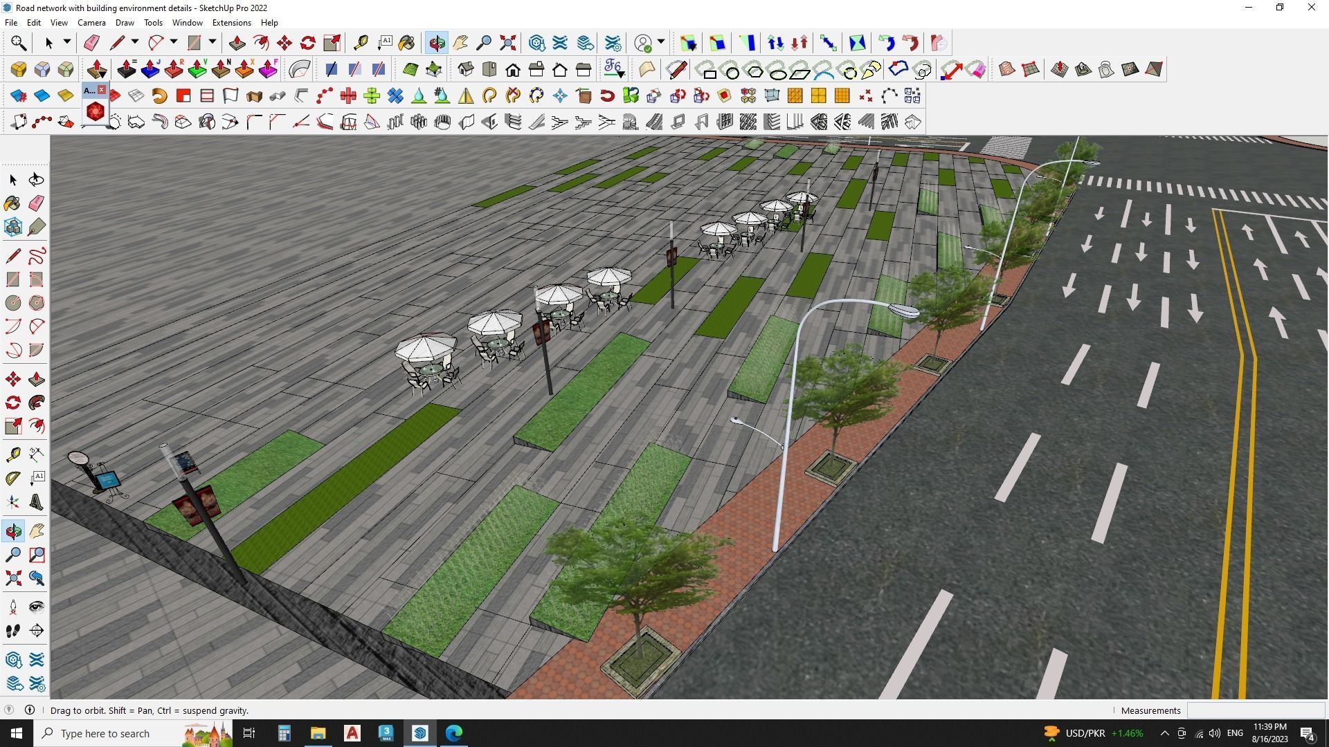 modular city road 3d model 3D model | CGTrader