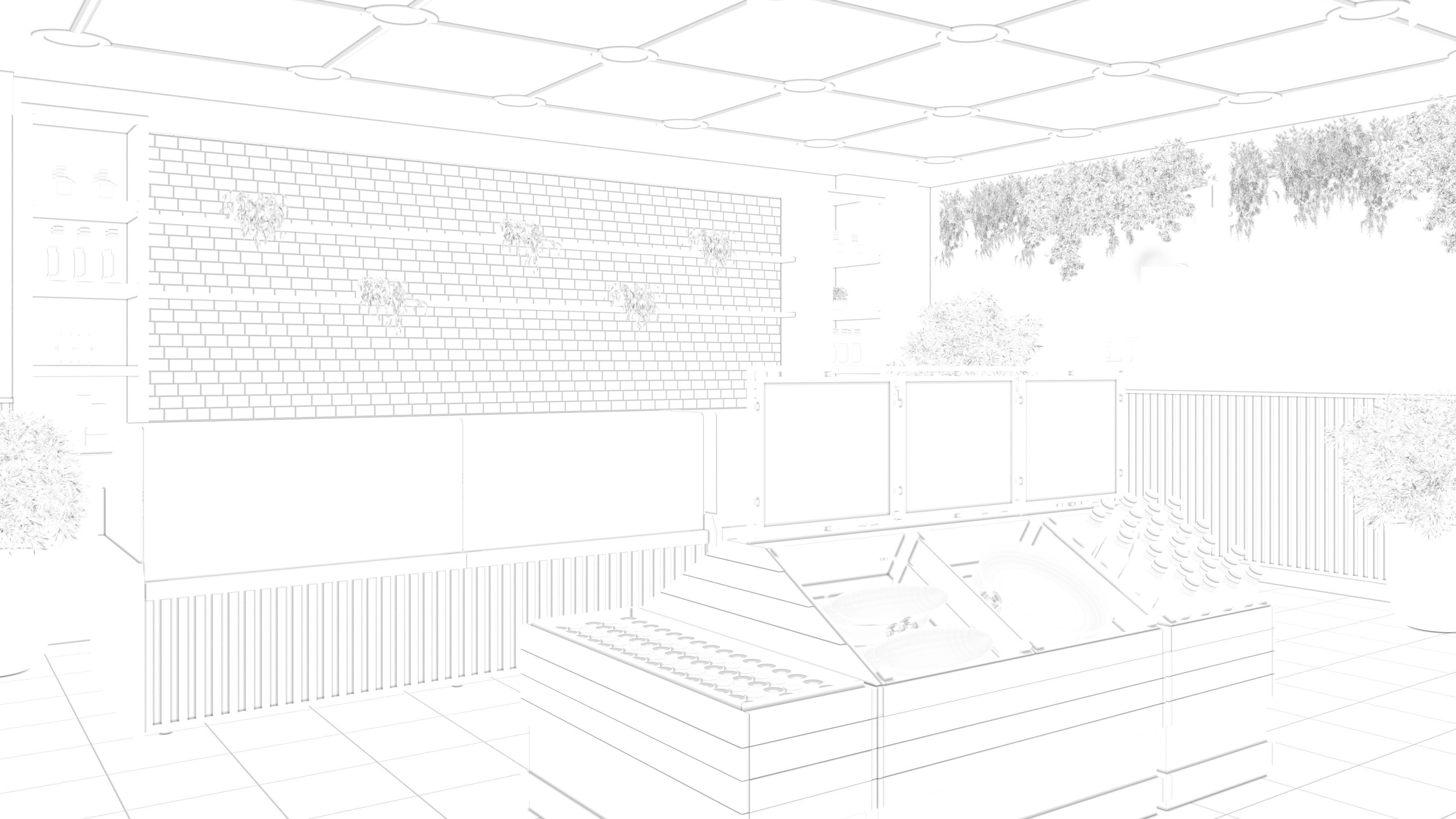 Butcher Shop Design 3D model | CGTrader