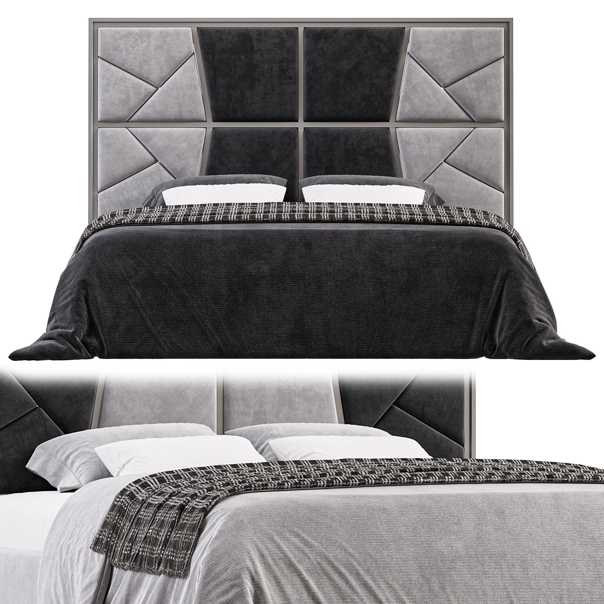 Mondrian Bed By Neopoliscasa Collection 3D model | CGTrader