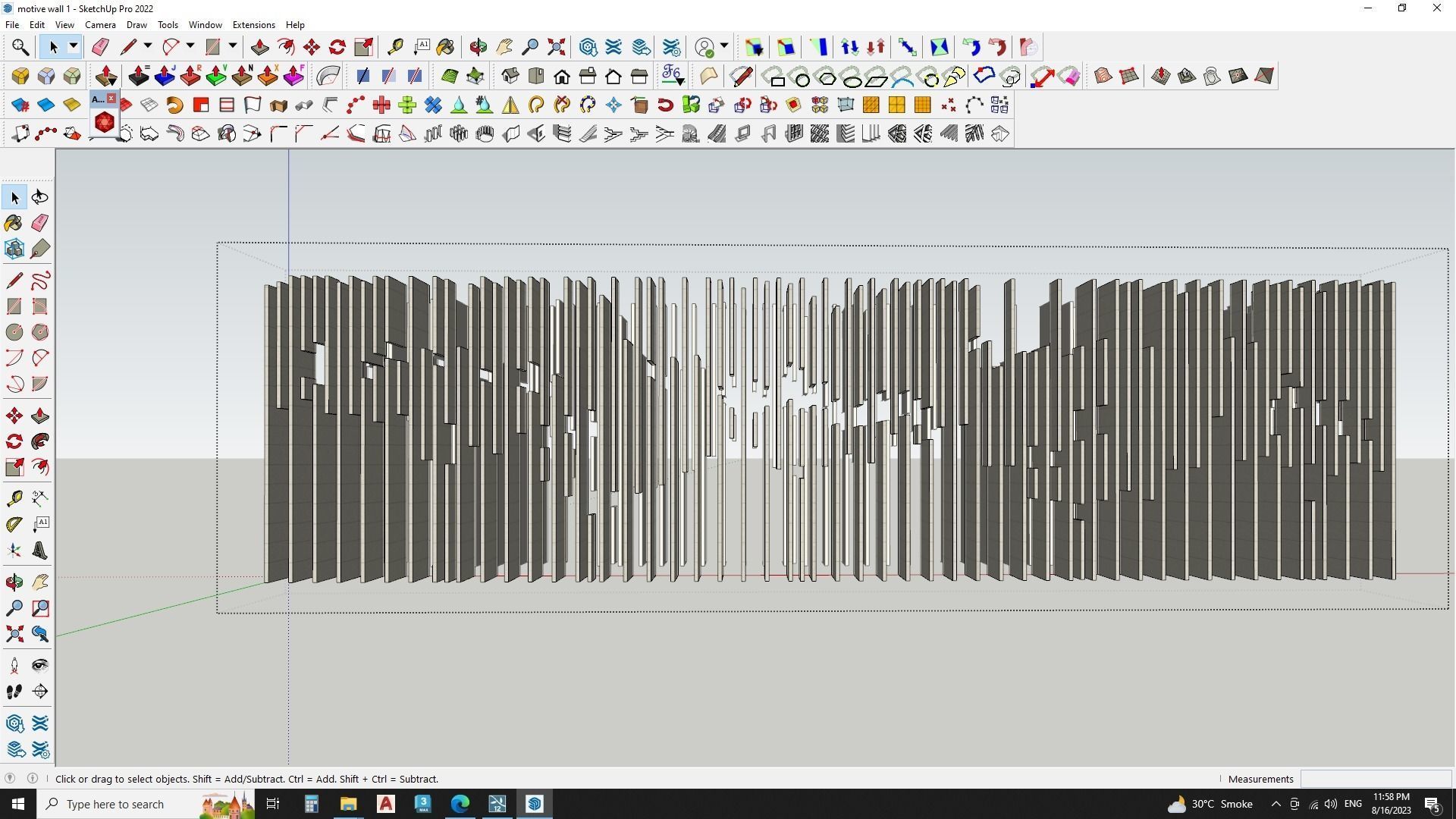 motive wall 3d model 3D model | CGTrader