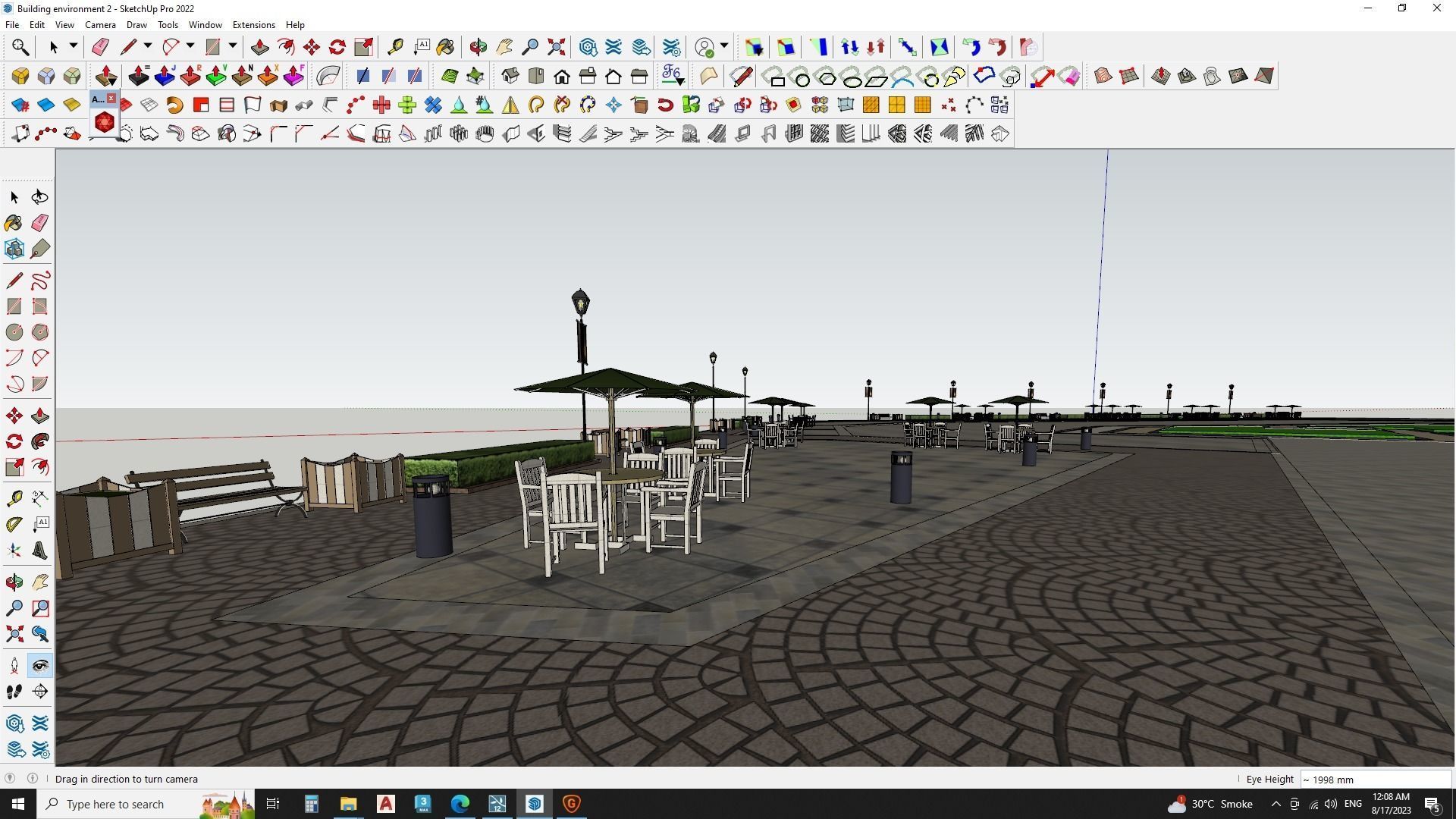 Building environment 3d model 3D model | CGTrader