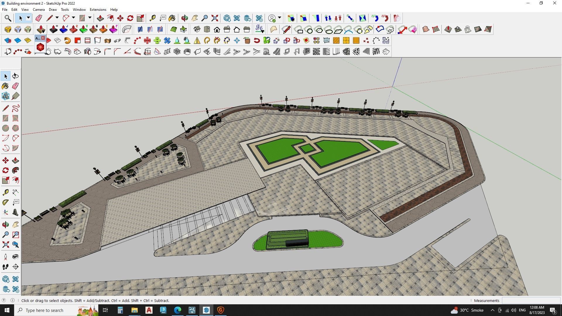 Building environment 3d model 3D model | CGTrader