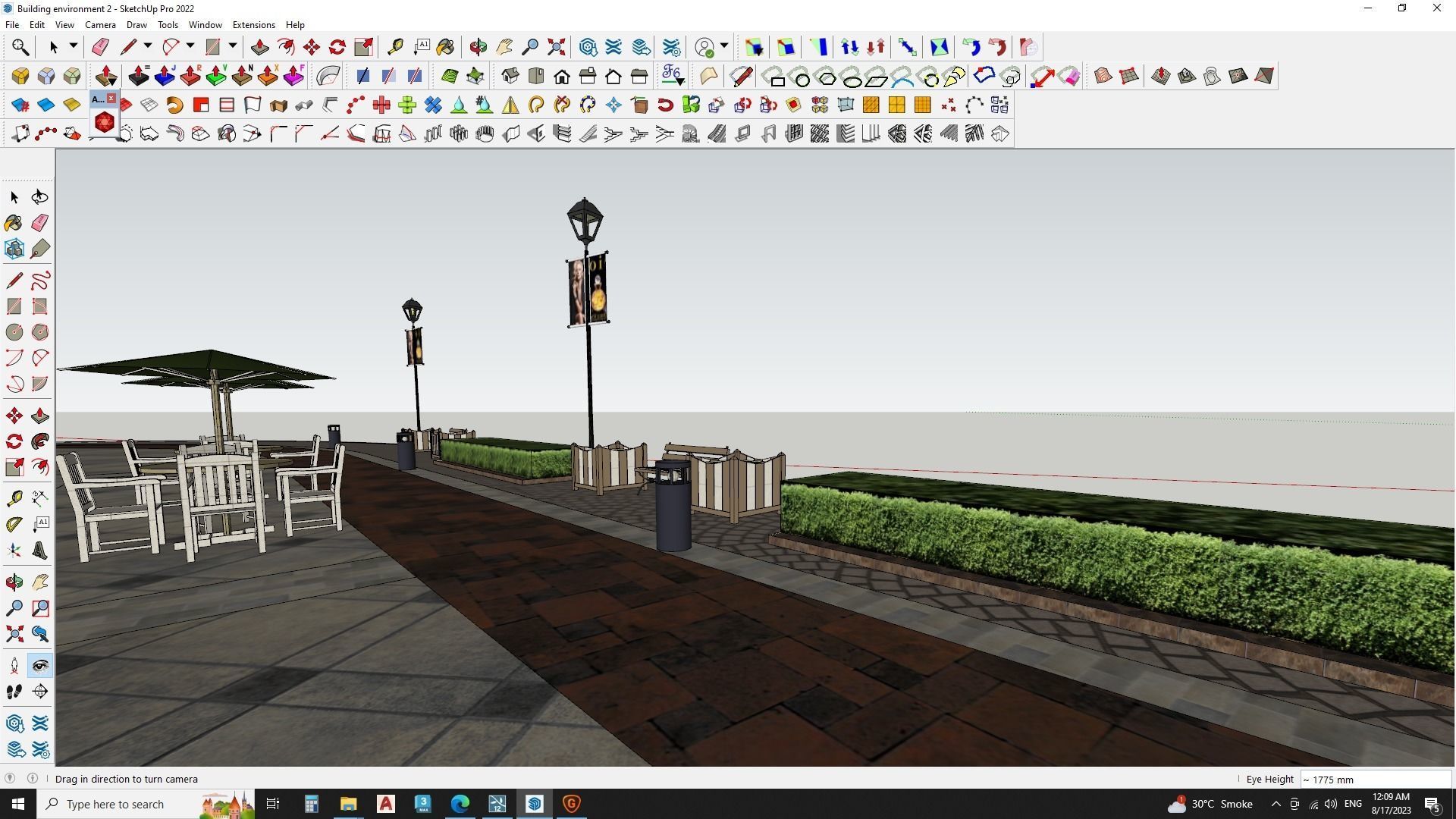 Building environment 3d model 3D model | CGTrader