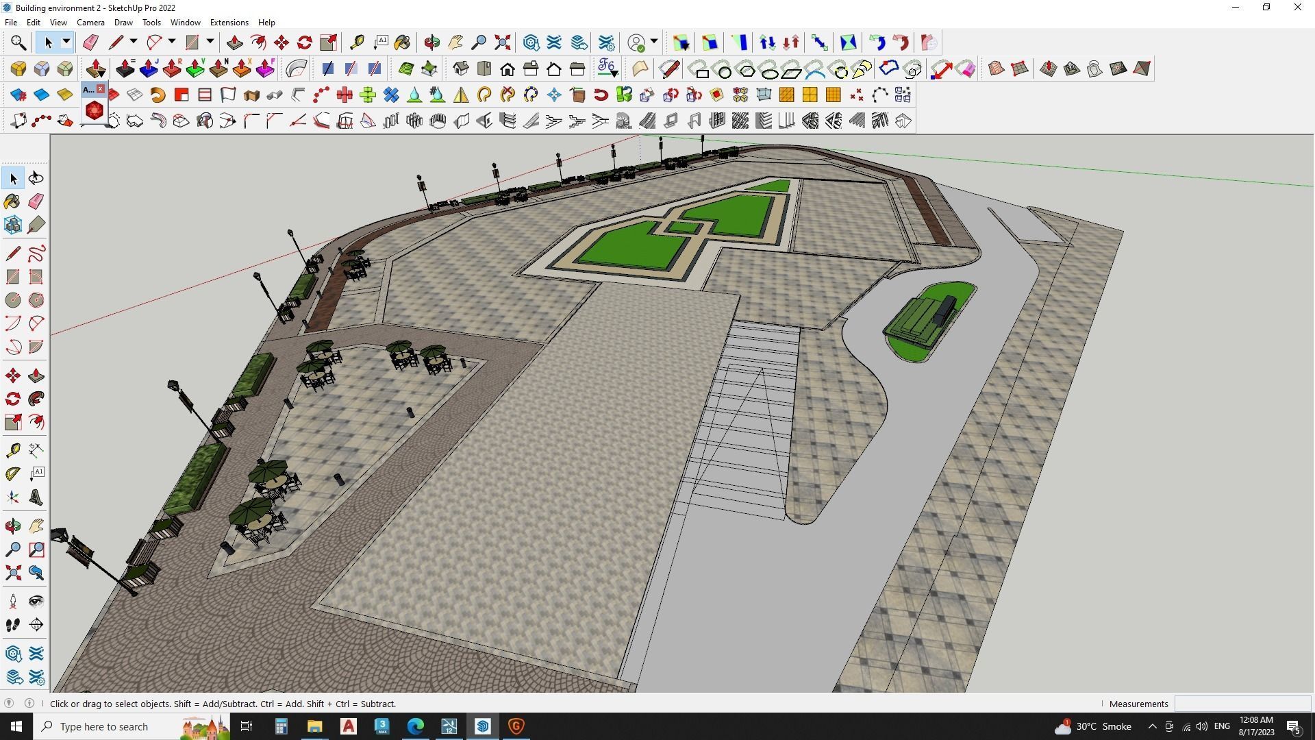 Building environment 3d model 3D model | CGTrader