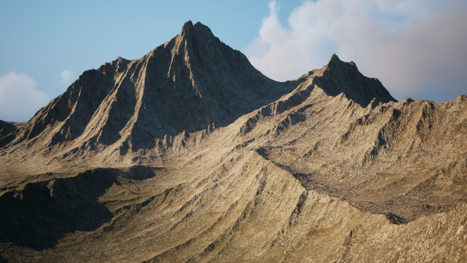 TERRAIN MOUNTAIN 07 4K 3D model | CGTrader