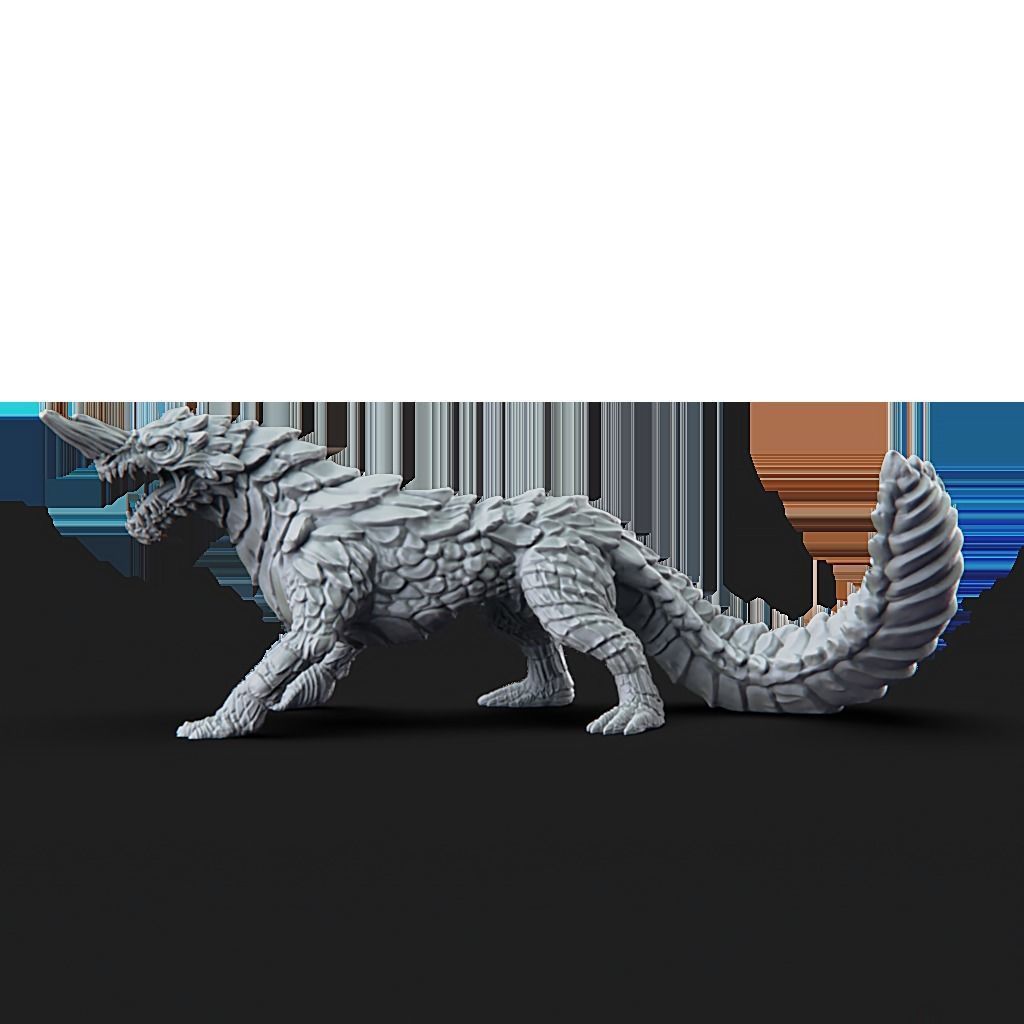 Guard Drake - 3D Printable TTRPG - PRESUPPORTED - 32mm Scale 3D model ...