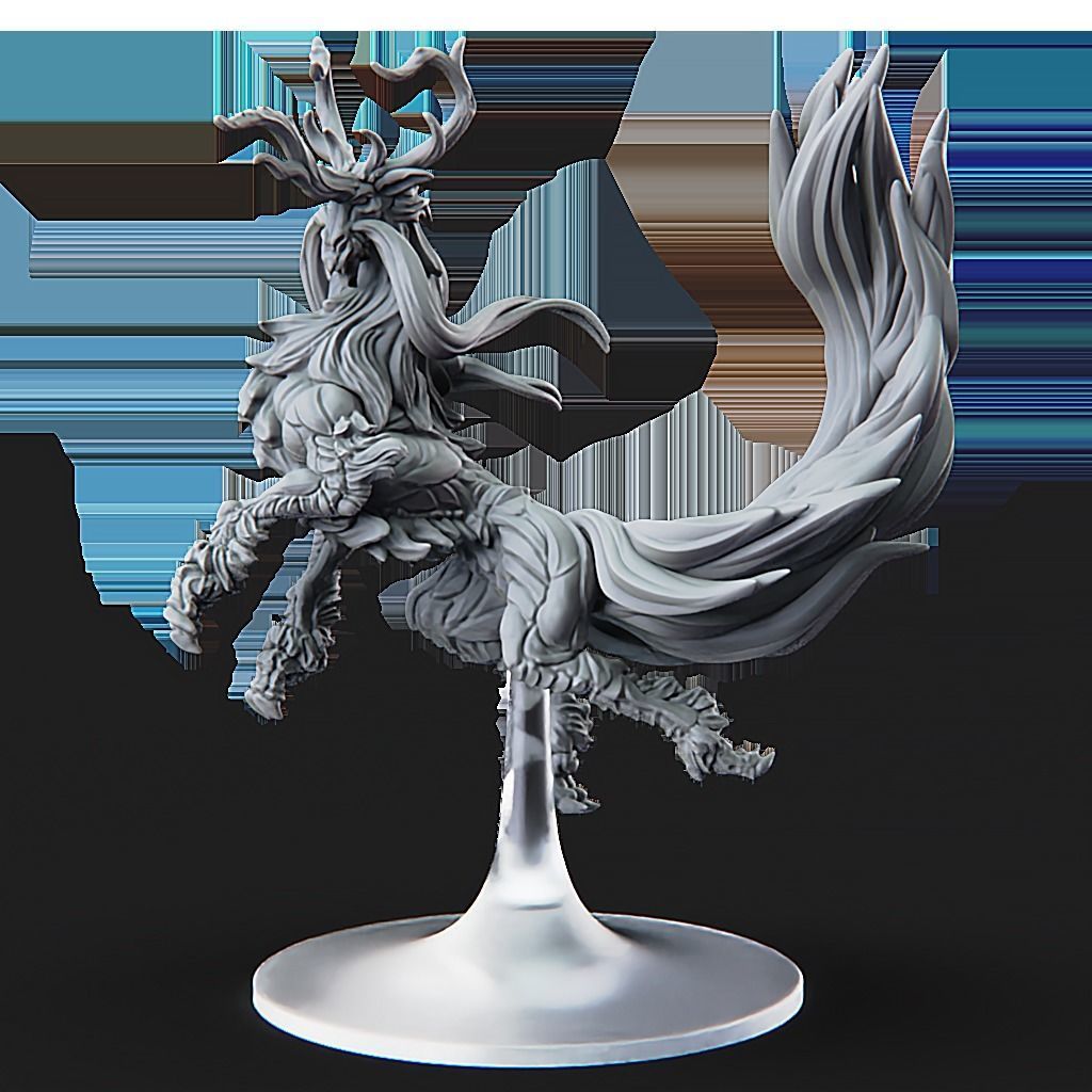 Ki Rin - 3D Printable TTRPG - PRESUPPORTED - 32mm Scale 3D model 3D ...