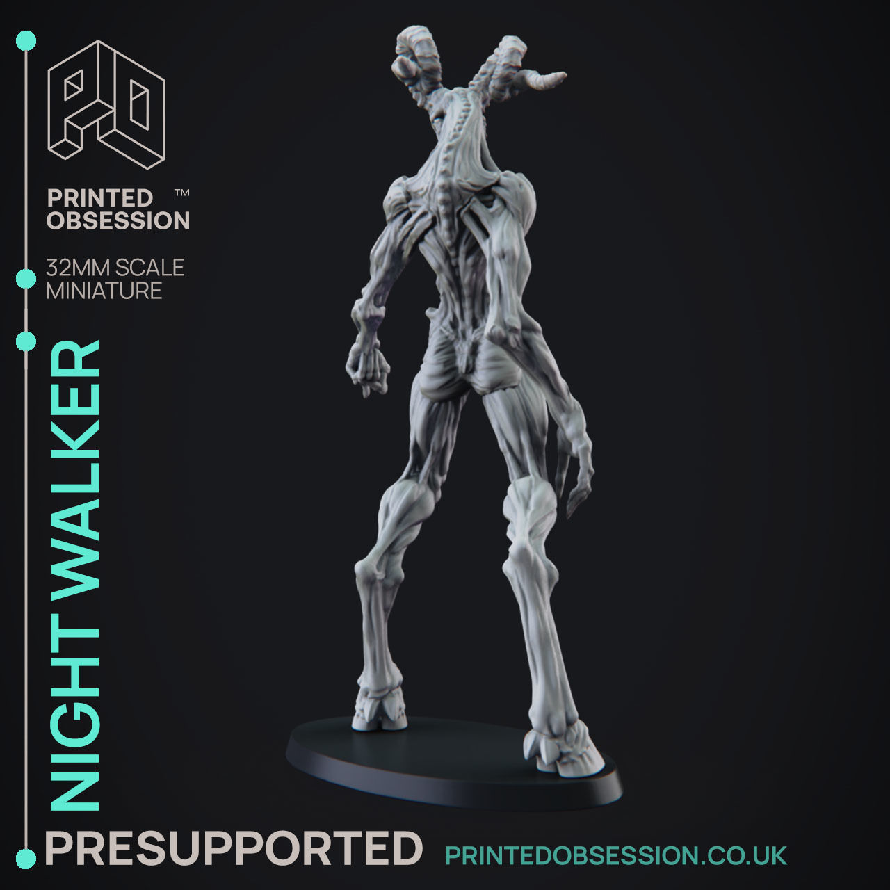 Nightwalker - 3D Printable TTRPG - PRESUPPORTED - 32mm Scale 3D model ...