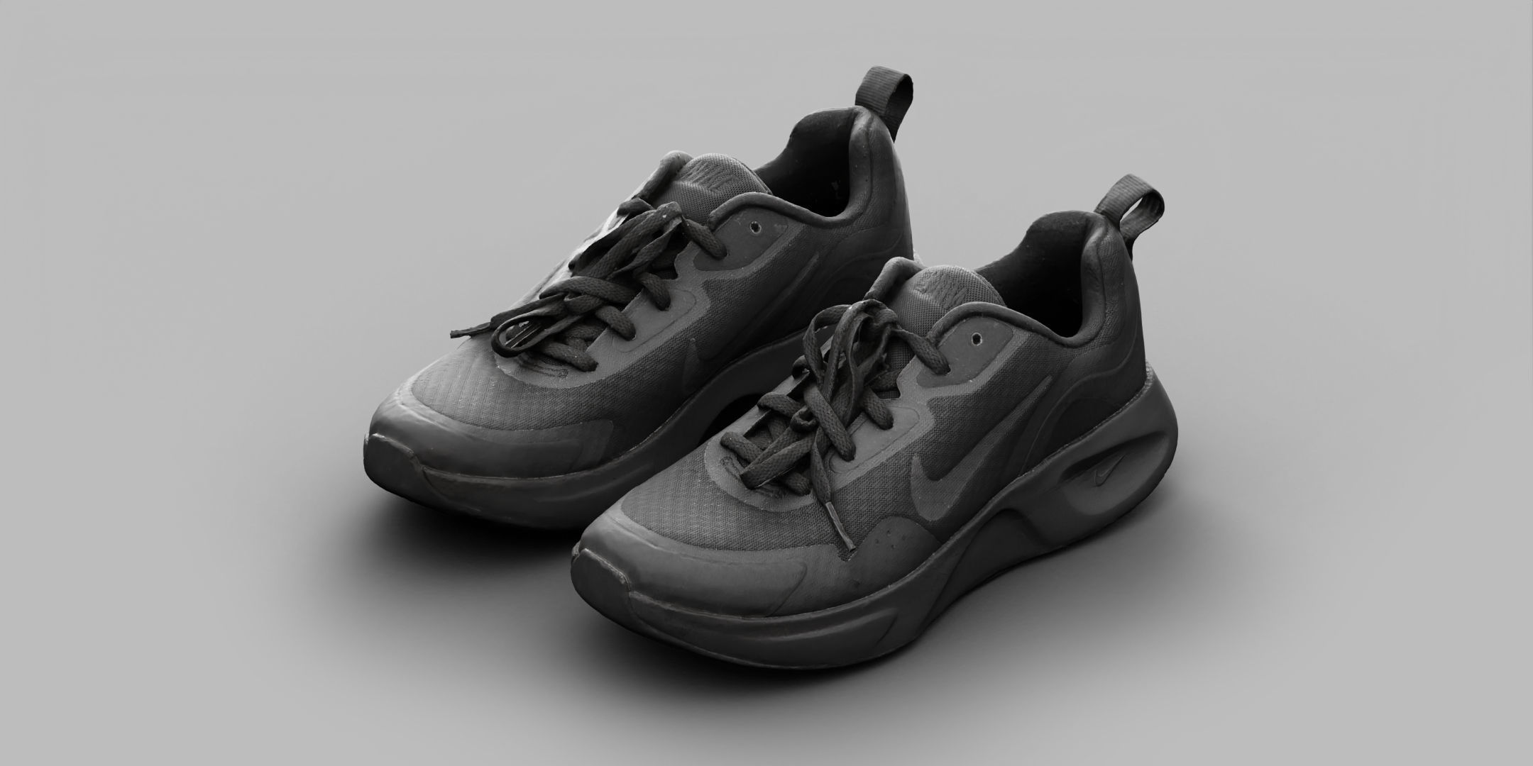 3D model Hyper Realistic Nike Wearallday Sports Shoe High and Low Poly ...