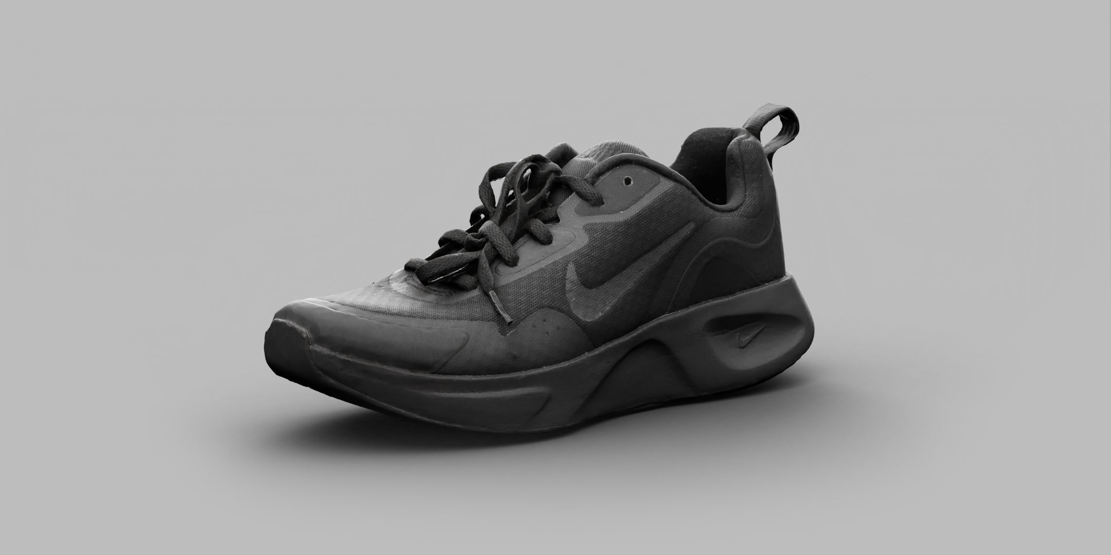 3D model Hyper Realistic Nike Wearallday Sports Shoe High and Low Poly ...