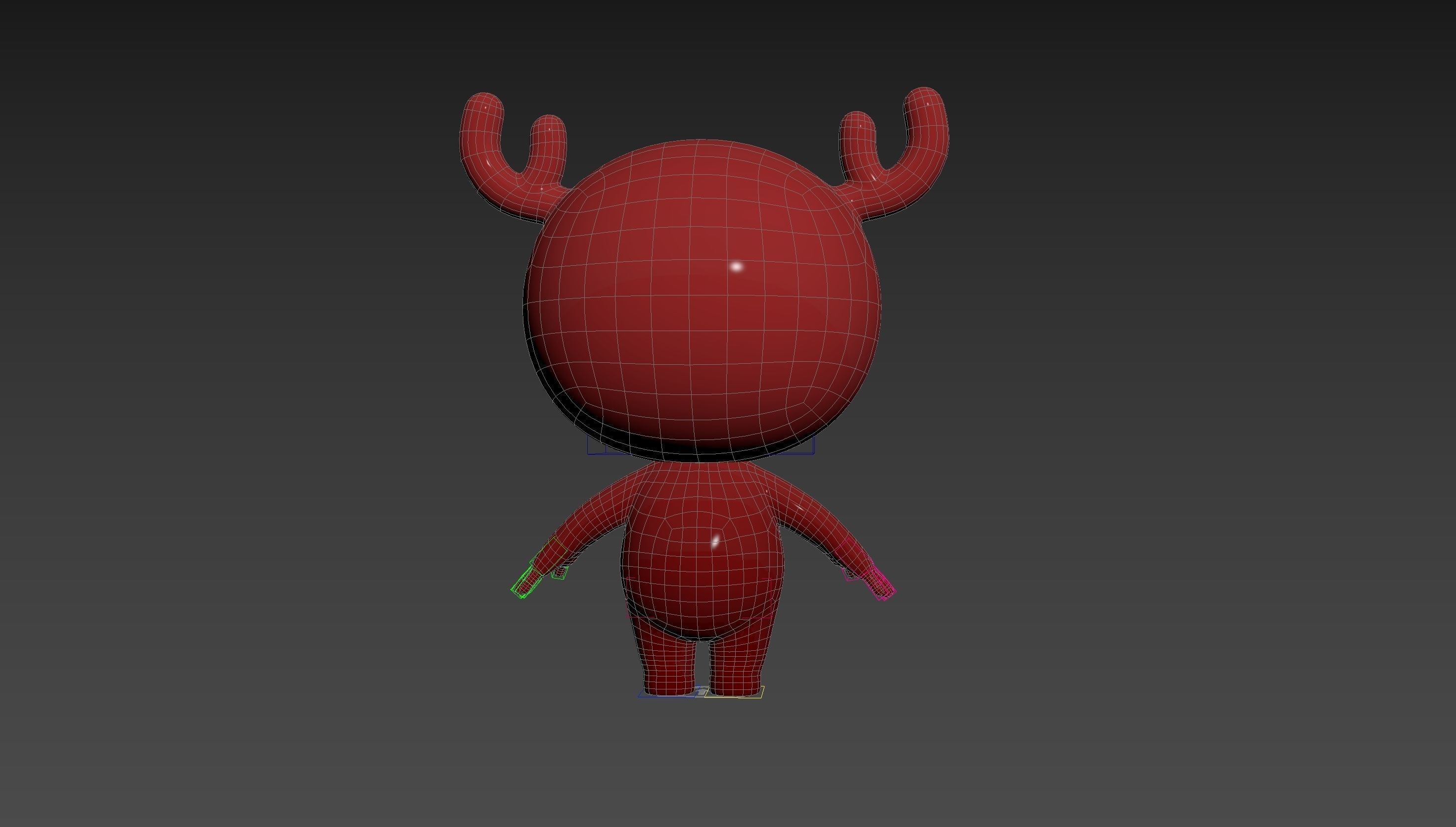 Character250 Rigged Mascot 3D model rigged | CGTrader