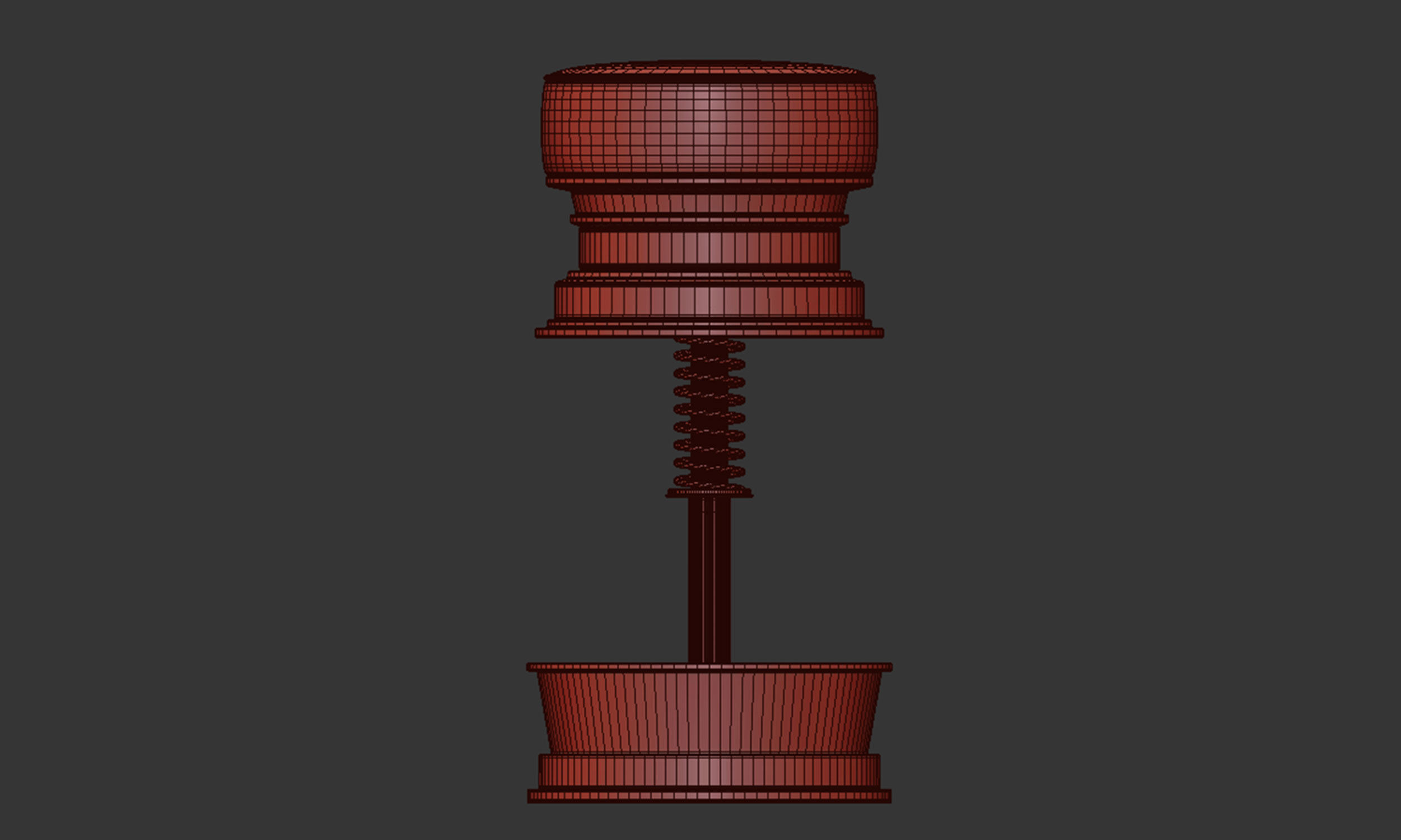 Porsche stool recycled from car 3D model | CGTrader