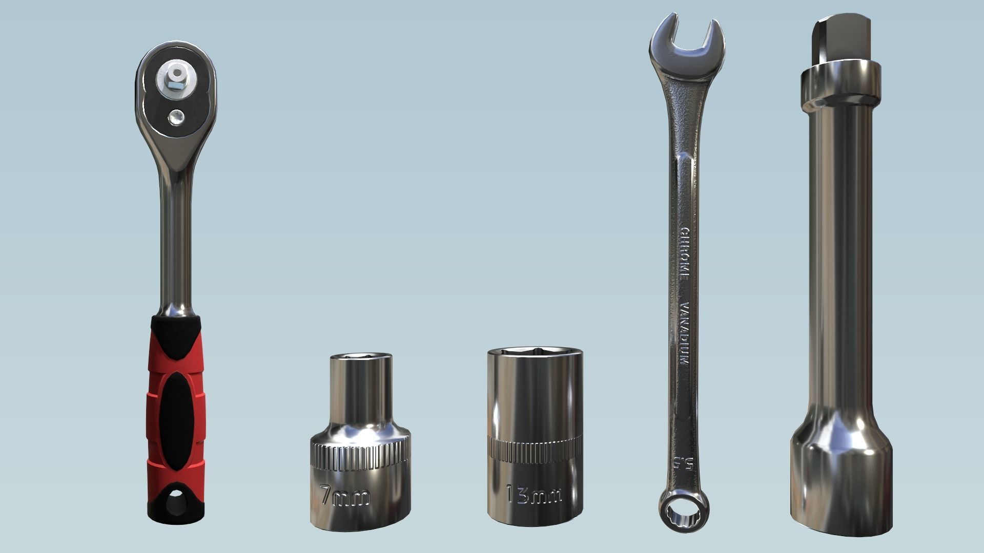 3D model Garage Props VR / AR / low-poly | CGTrader