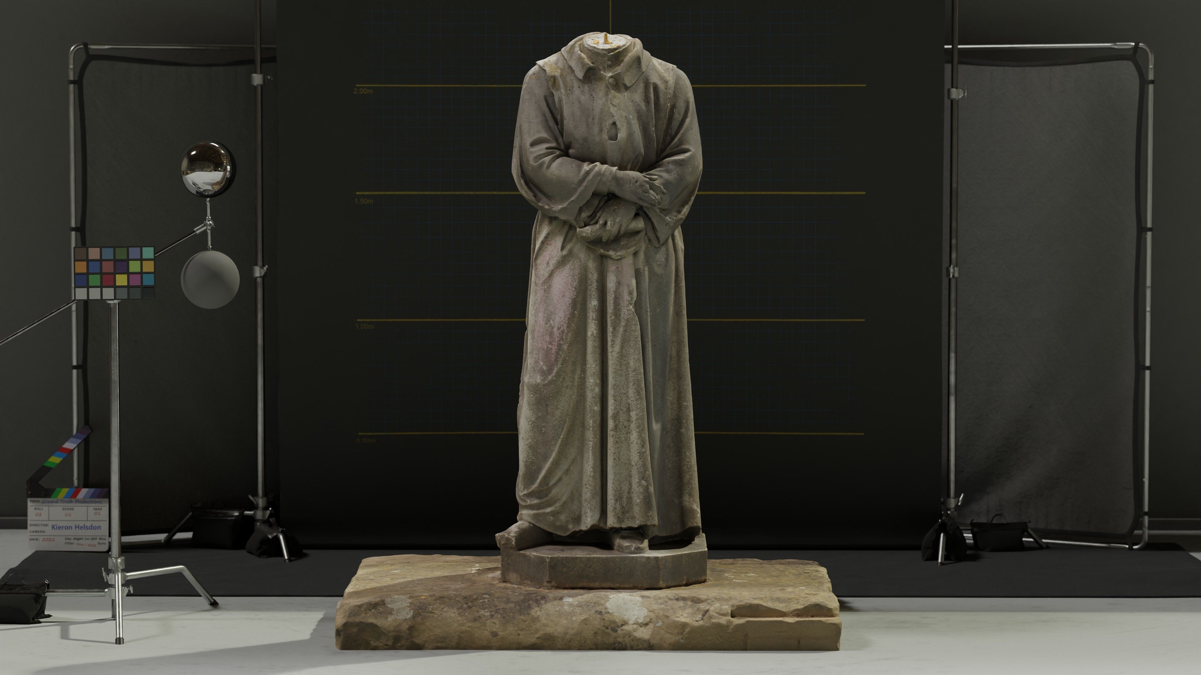 3D model Photogrammetry Model of Headless Statue VR / AR / low-poly ...