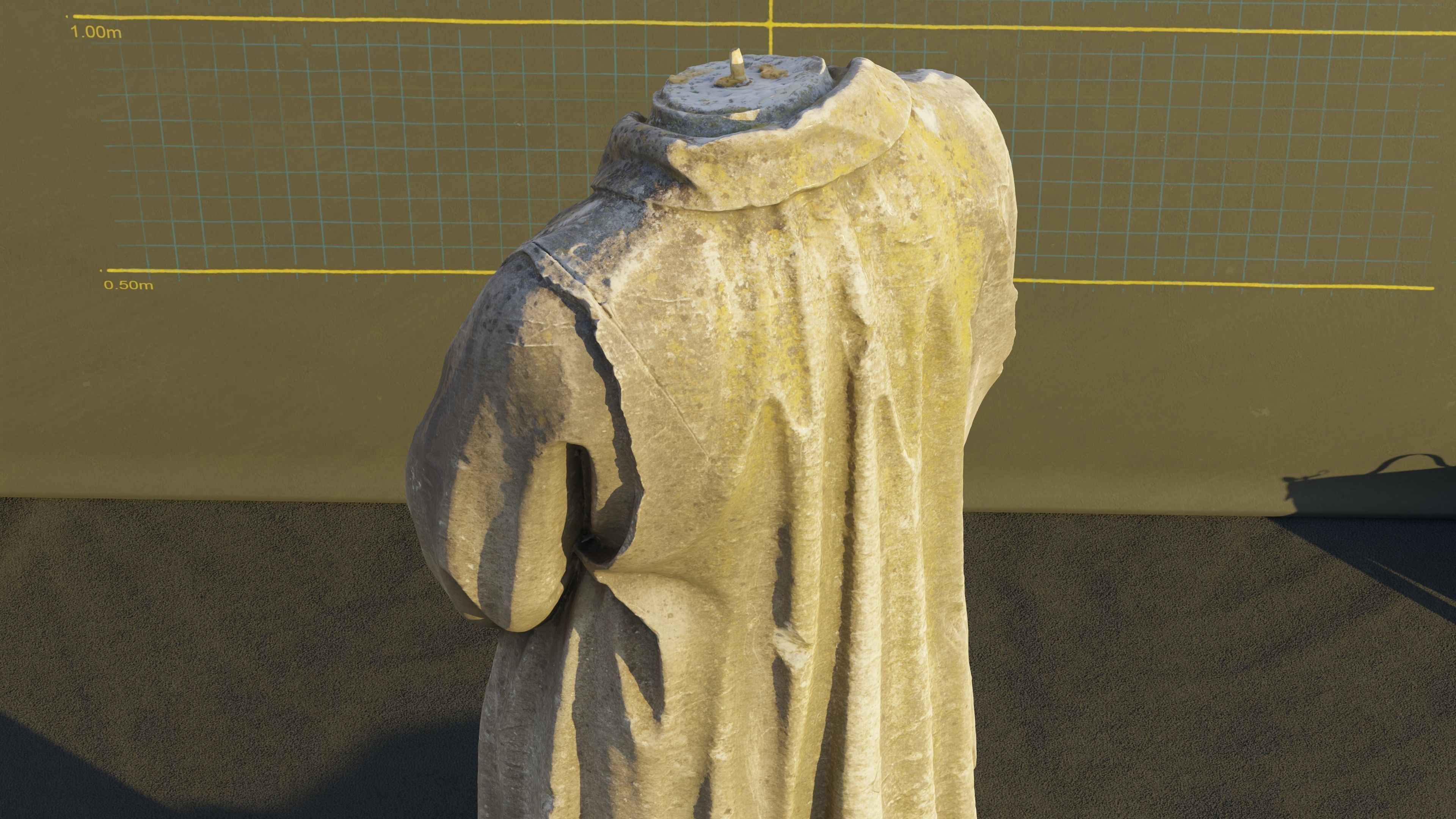 3D model Photogrammetry Model of Headless Statue VR / AR / low-poly ...
