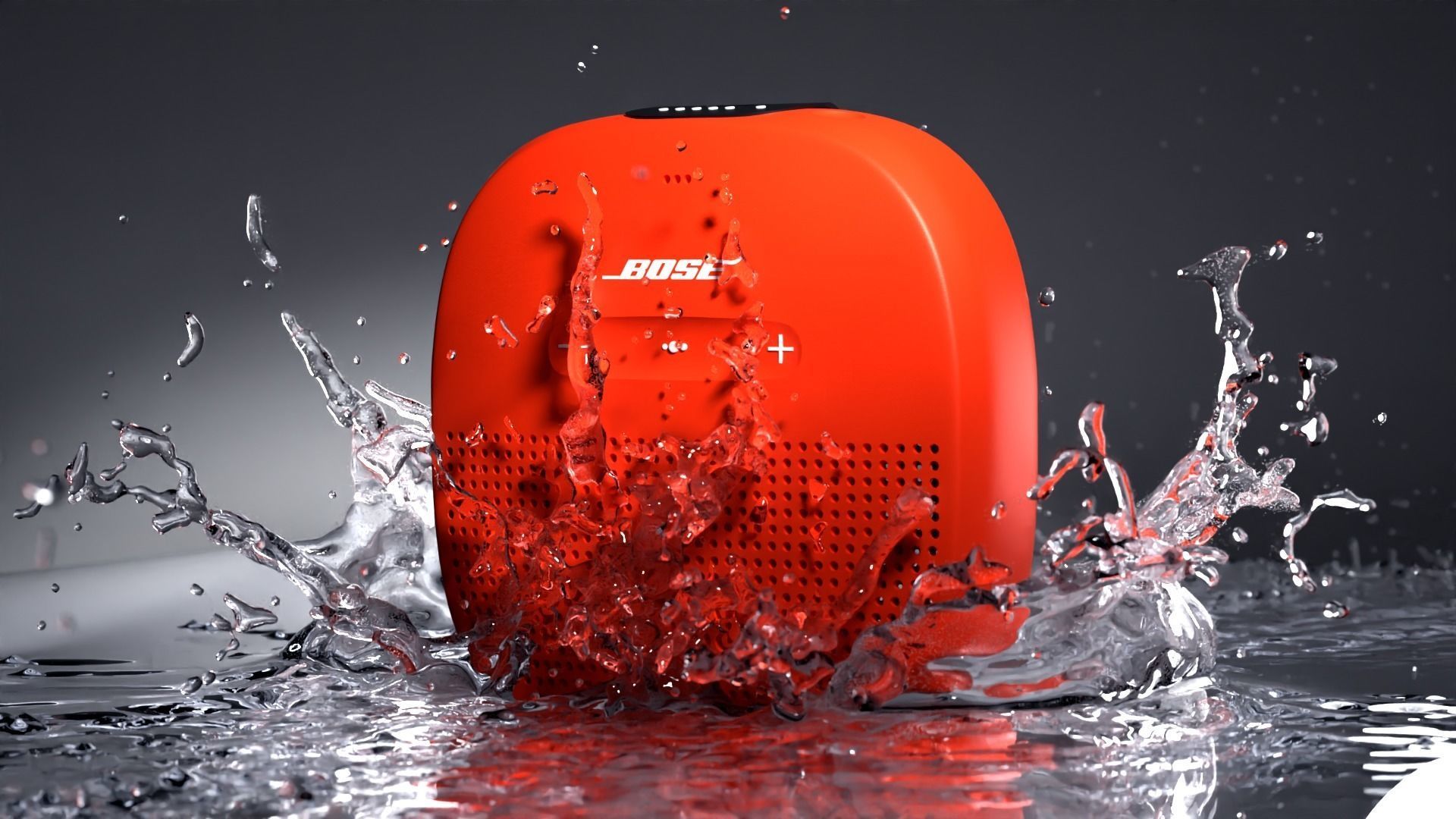 Animated liquid water splash simulation 3D model animated | CGTrader