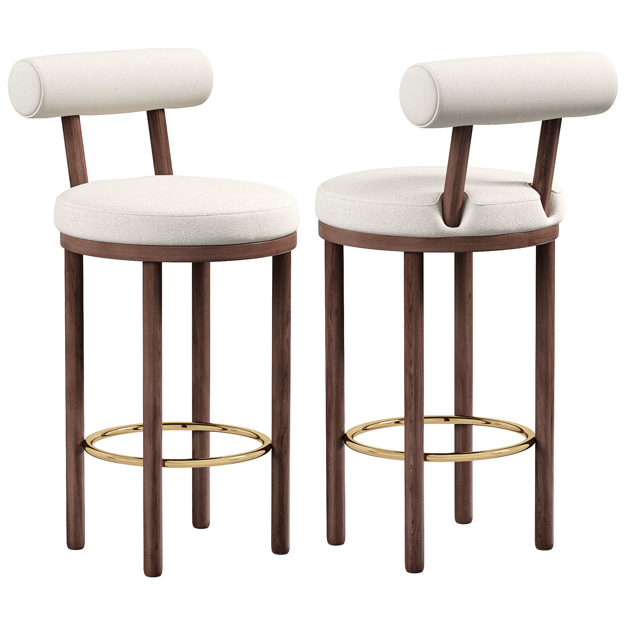 Moca Bar Chair By Collectorgroup 3D model | CGTrader