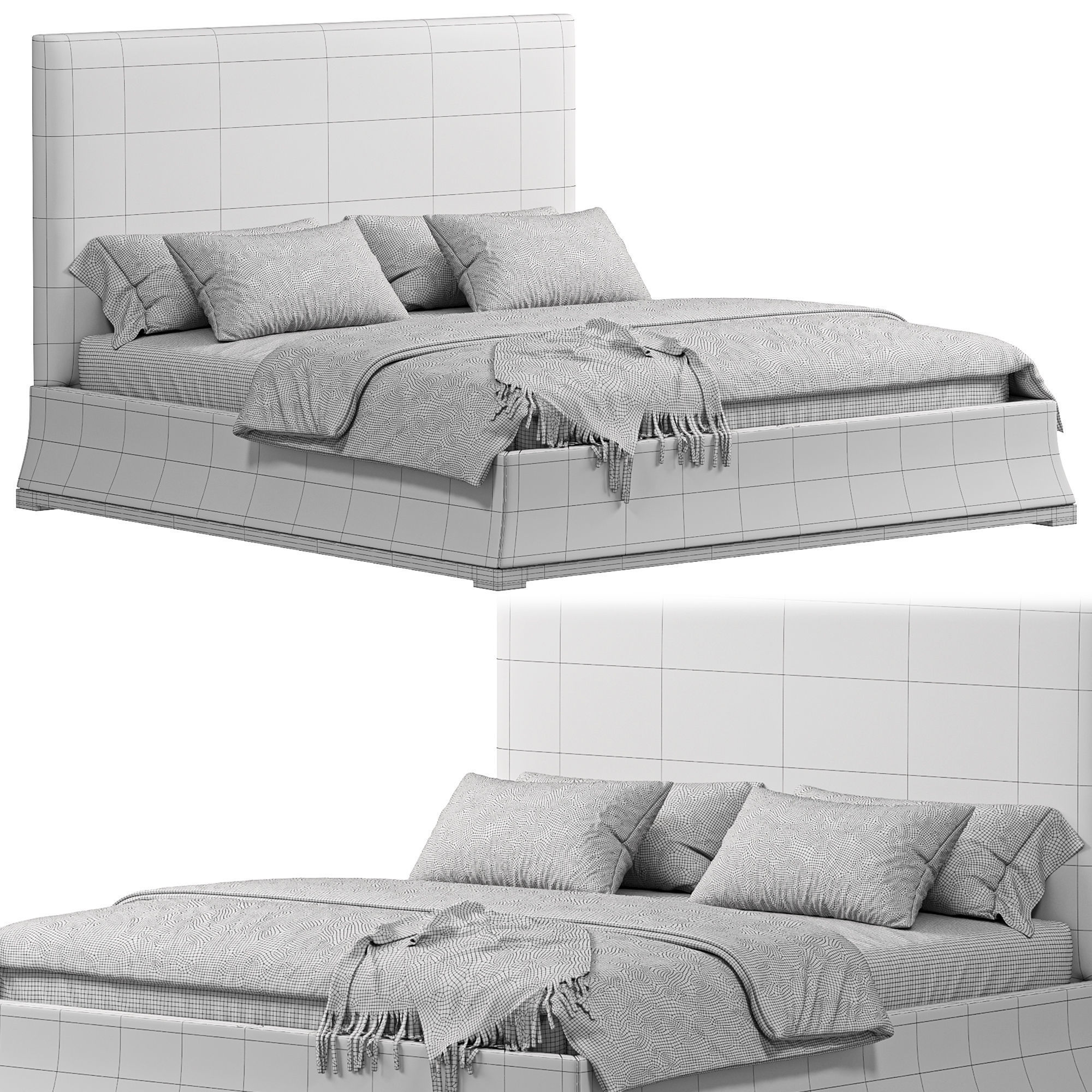 COMO BED By Dmitriyco 3D model | CGTrader