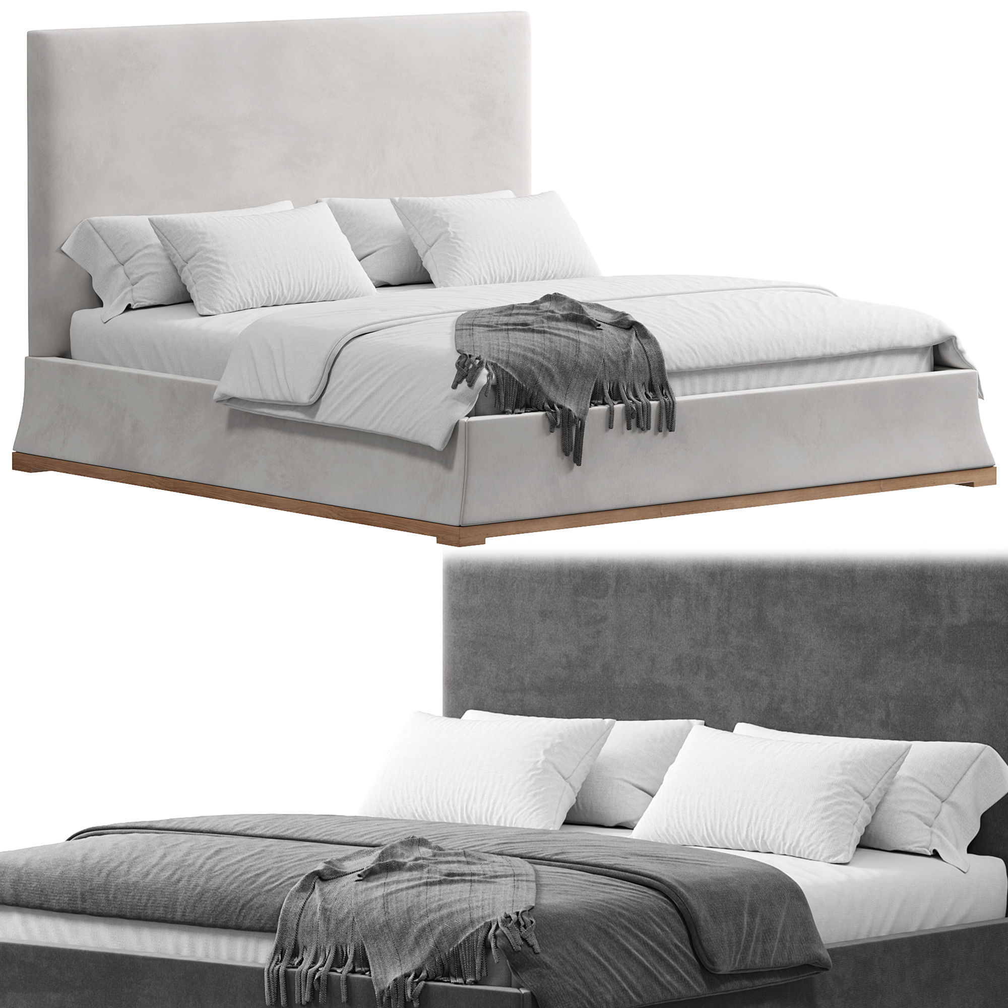 COMO BED By Dmitriyco 3D model | CGTrader