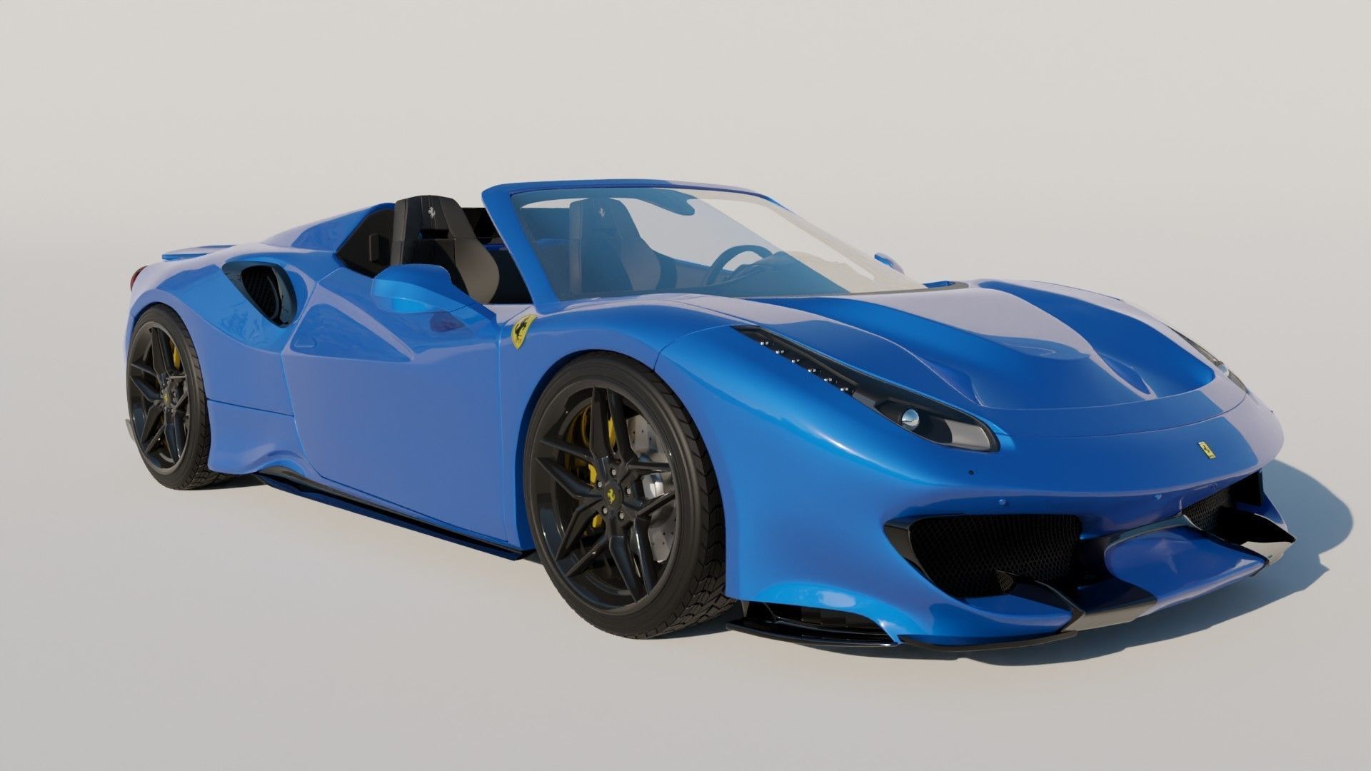 Ferrari 488 Pista Spider 3D model | CGTrader