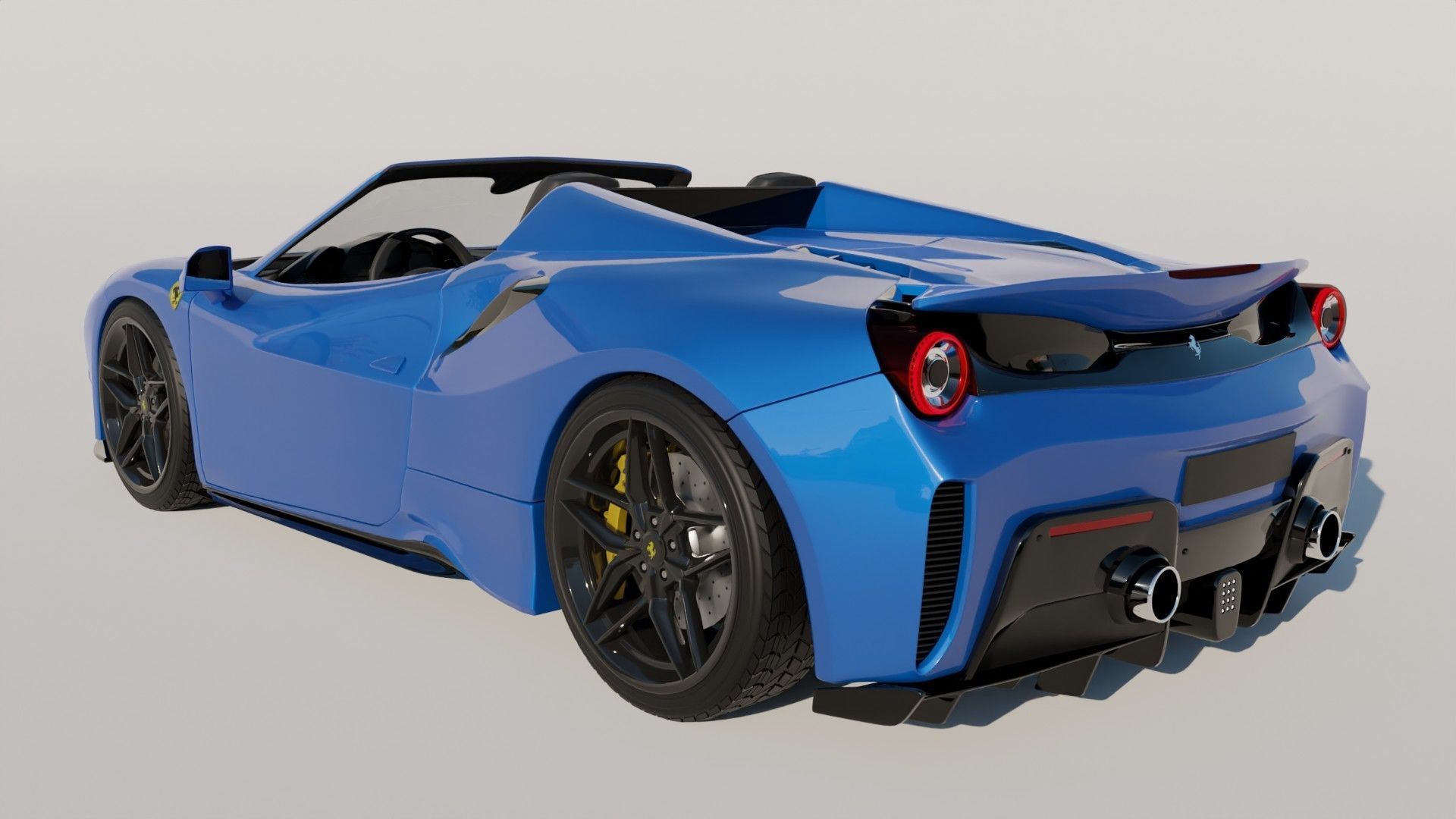 Ferrari 488 Pista Spider 3D model | CGTrader