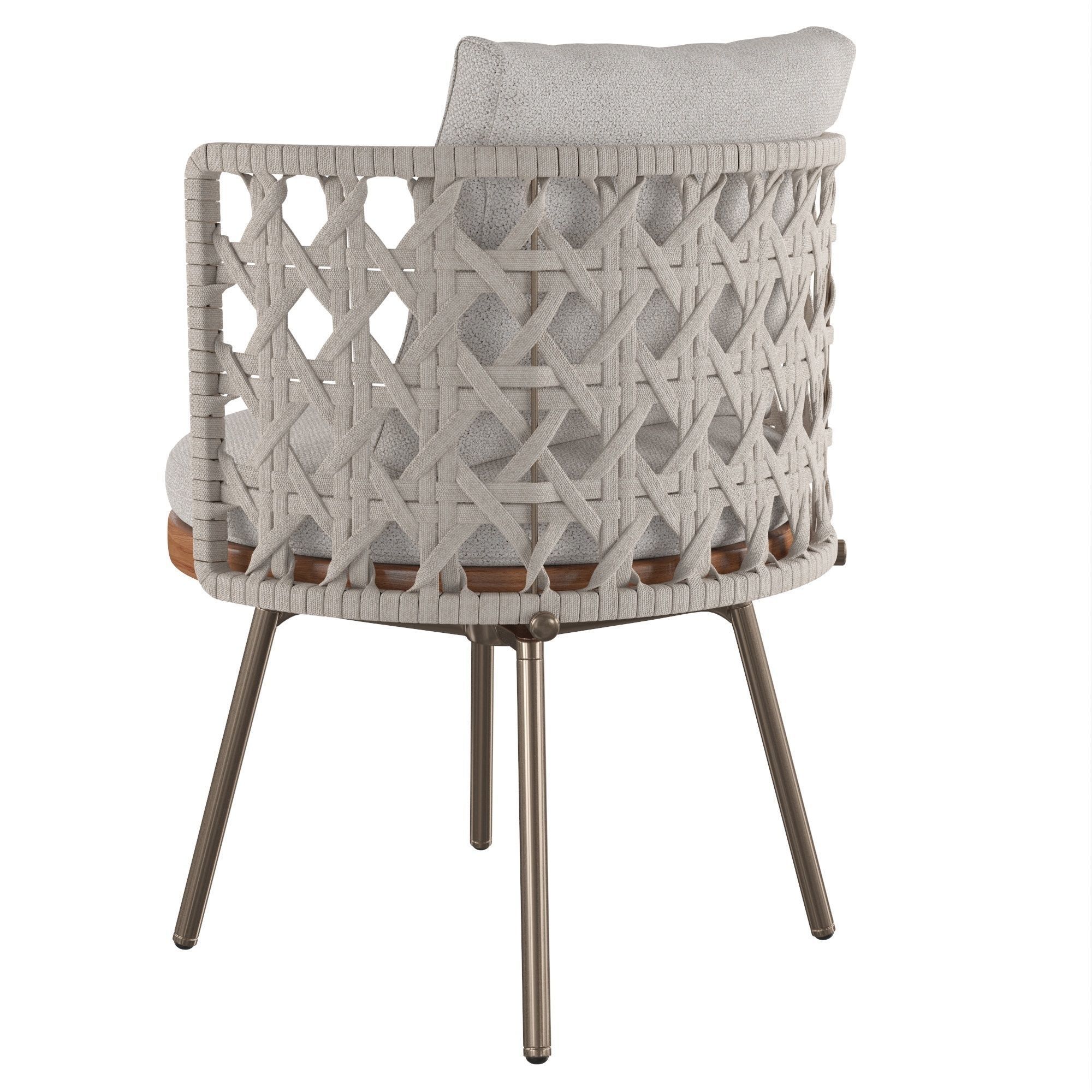 Torii Nest Outdoor Dining Little Armchair 3D model | CGTrader