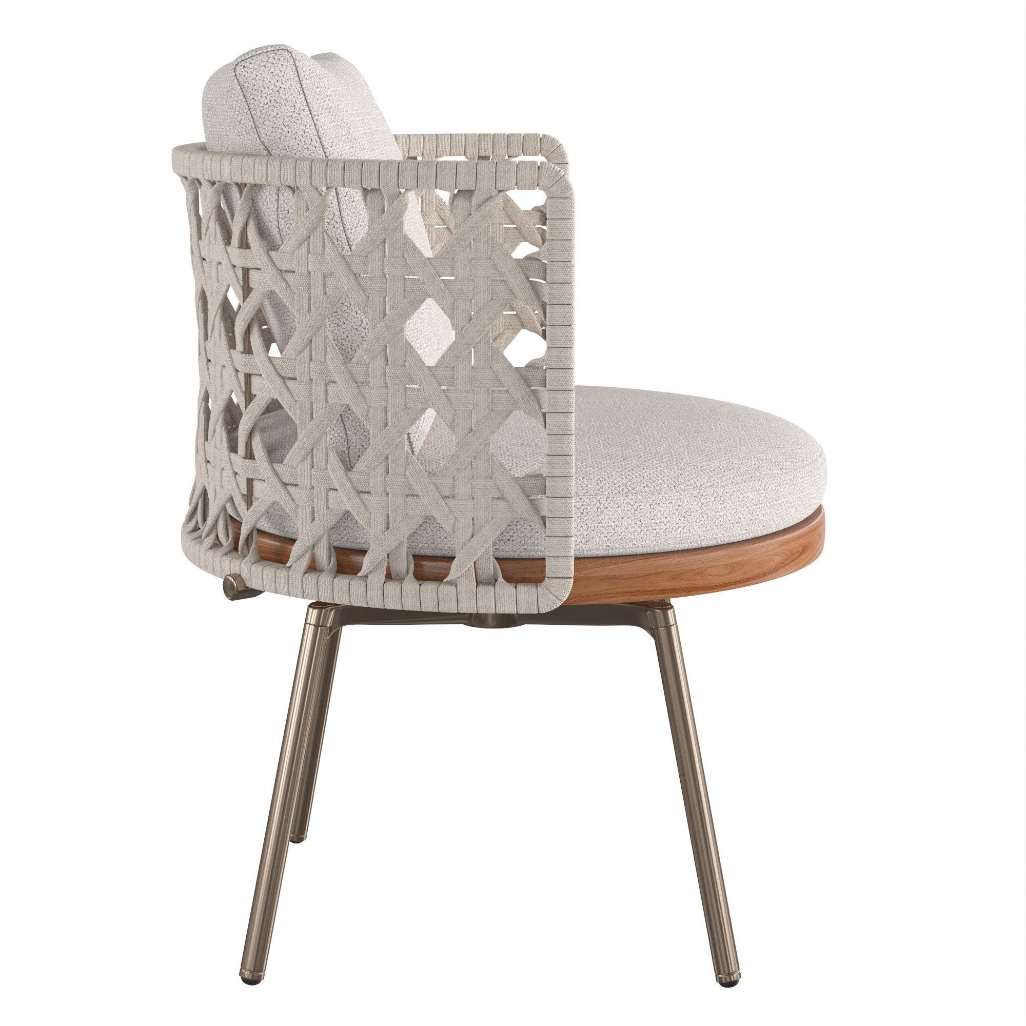 Torii Nest Outdoor Dining Little Armchair 3D model | CGTrader