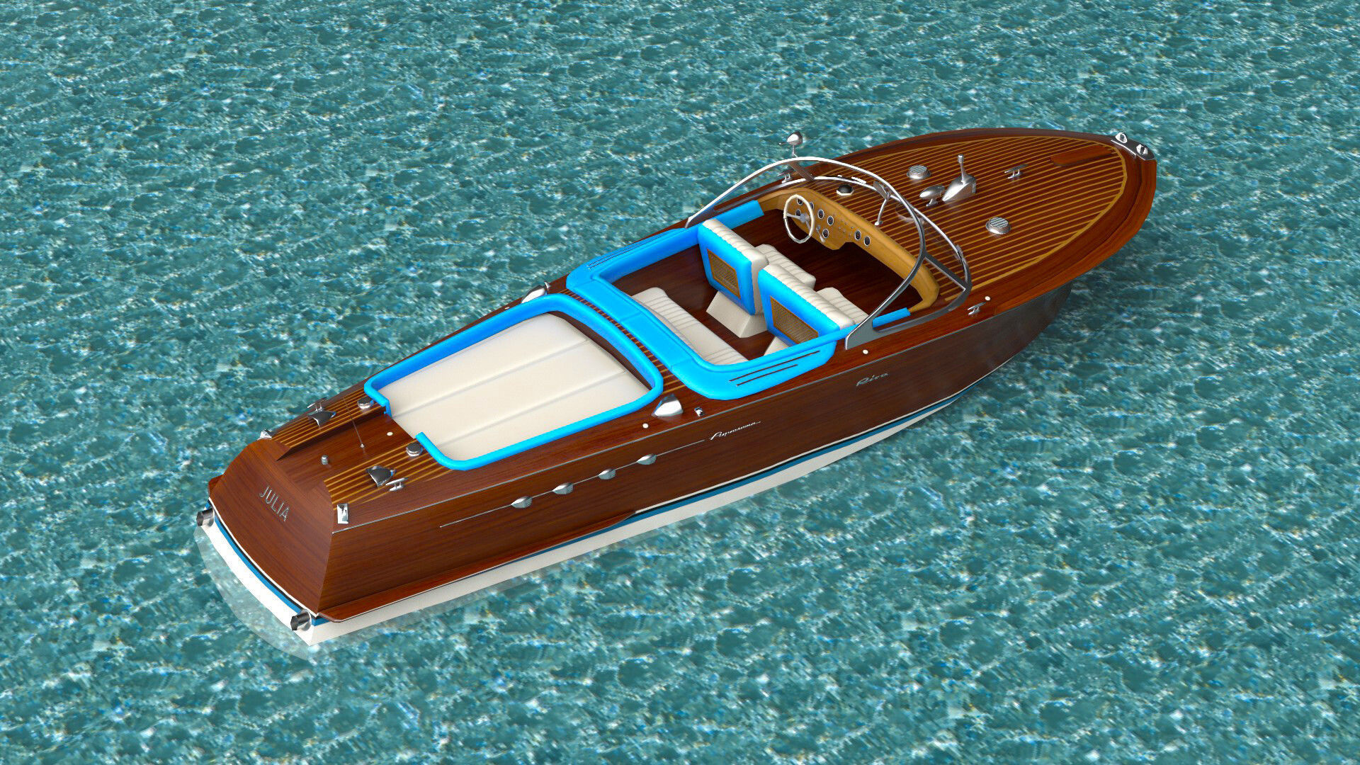 3D model Riva Aquarama VR / AR / low-poly | CGTrader