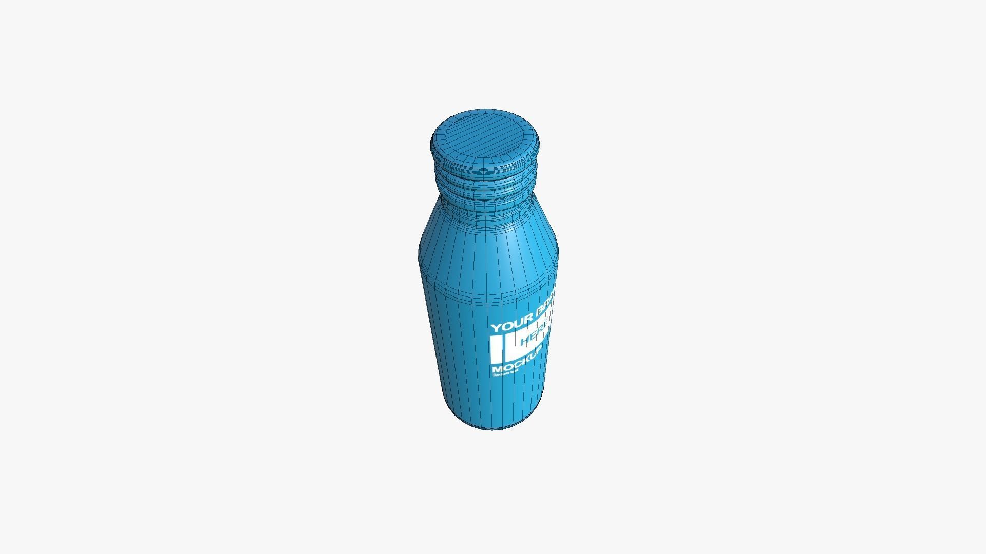 3D model Sports Bottle A01 - Blank Mock Up Basic Template VR / AR / low-poly | CGTrader