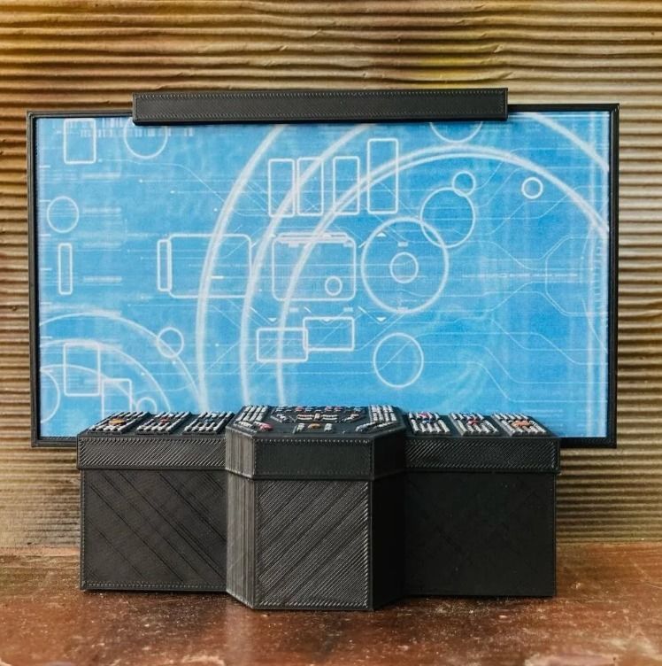 SCI-FI TACTICAL SCREEN COMPUTER FOR 375IN and 6IN FIGURE DIORAMA 3D ...