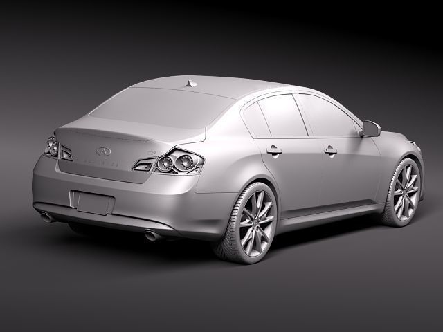 Infiniti G37 Sedan 2010 3D model | CGTrader