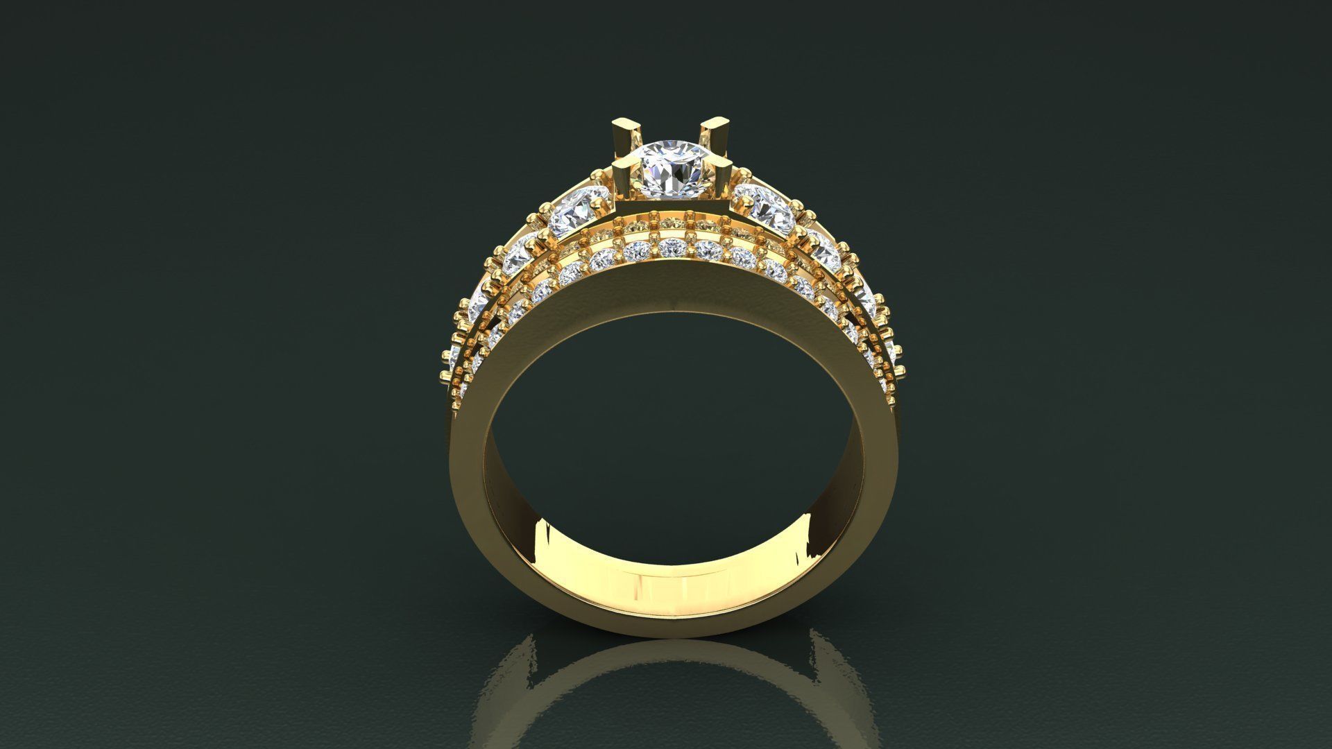 Ring Men D16 3D model 3D printable | CGTrader