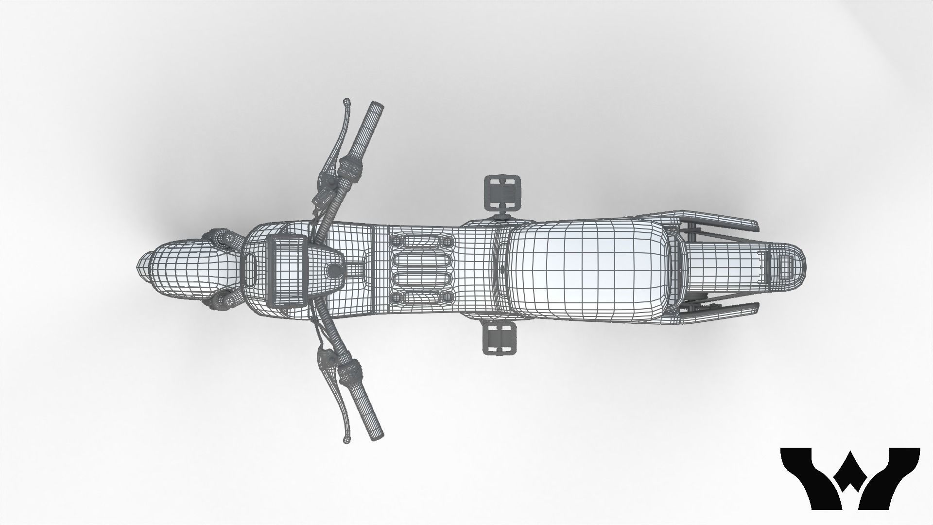 Scooter Yadea v7 3d model 3D model rigged | CGTrader