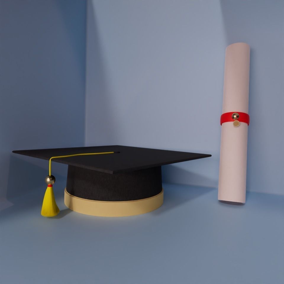 Graduation cap 3D Model 3D model | CGTrader