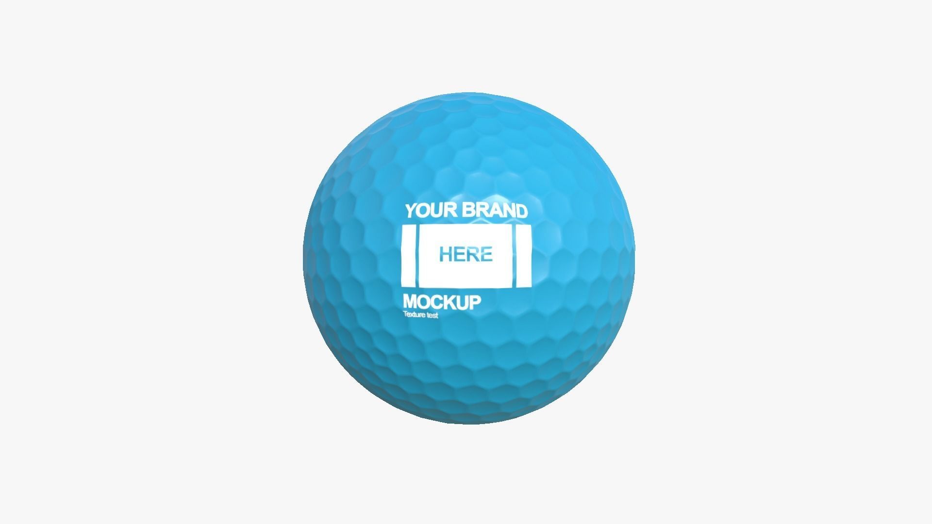 Golf Ball - Blank Mock Up Basic Template 3D model | CGTrader
