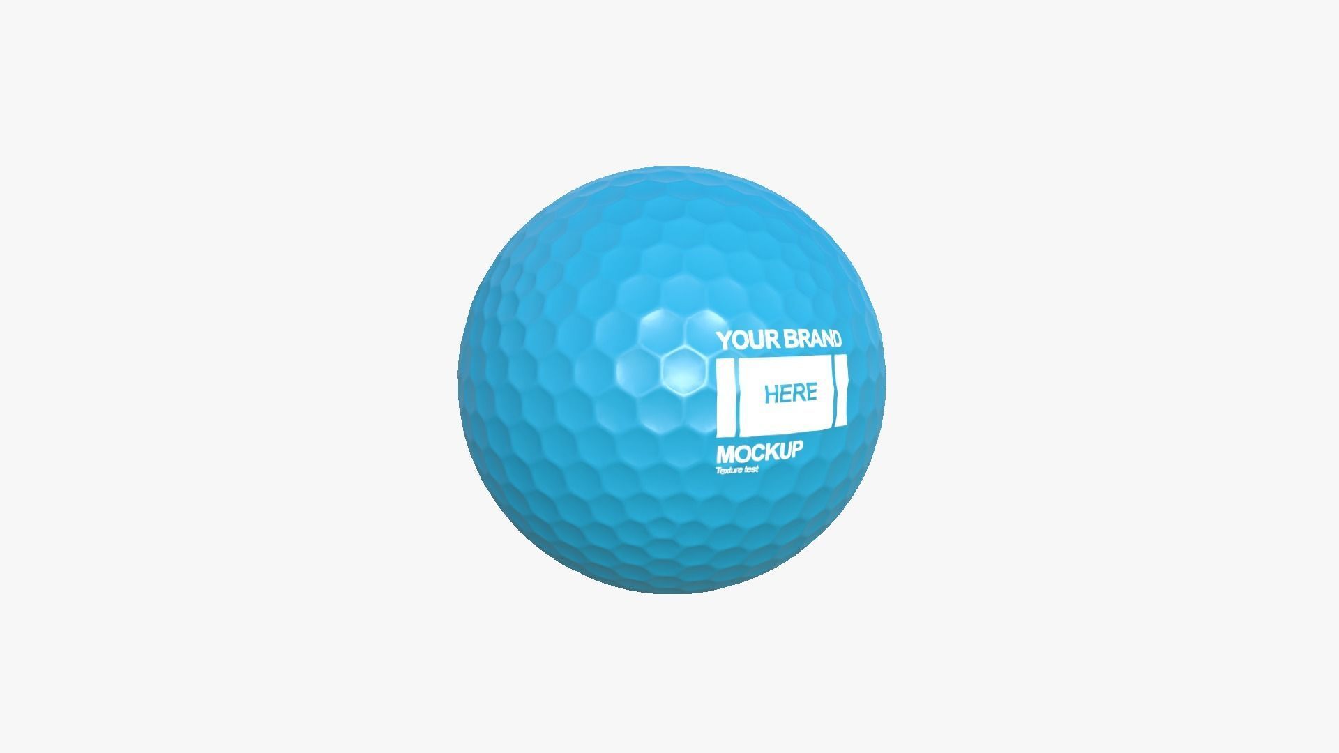 Golf Ball - Blank Mock Up Basic Template 3D model | CGTrader