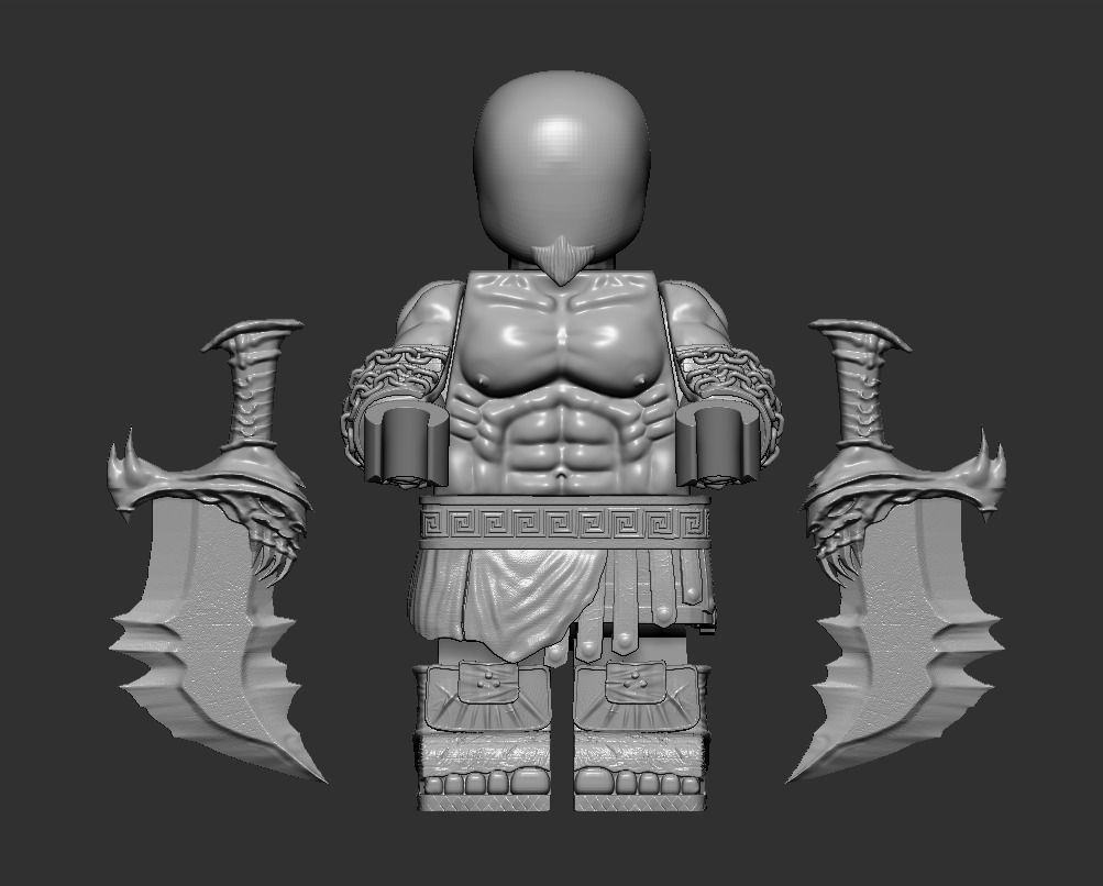 Lego Minifigures Custom - Kratos - Ghost of Sparta 3D model 3D ...