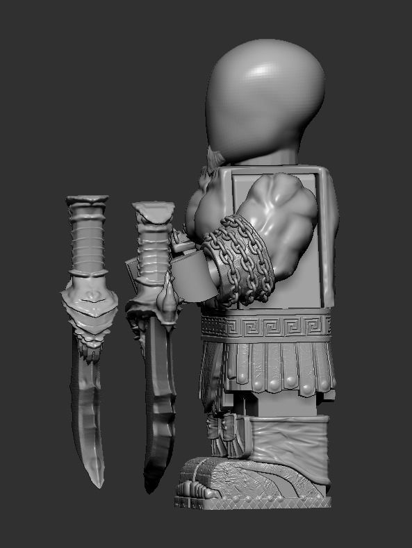 Lego Minifigures Custom - Kratos - Ghost of Sparta 3D model 3D ...