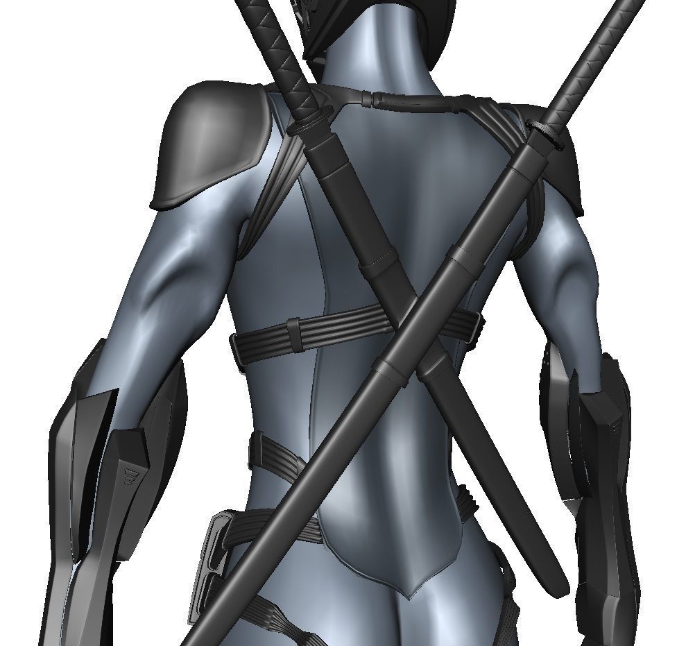 Girl Assassin Fighter 3D model | CGTrader